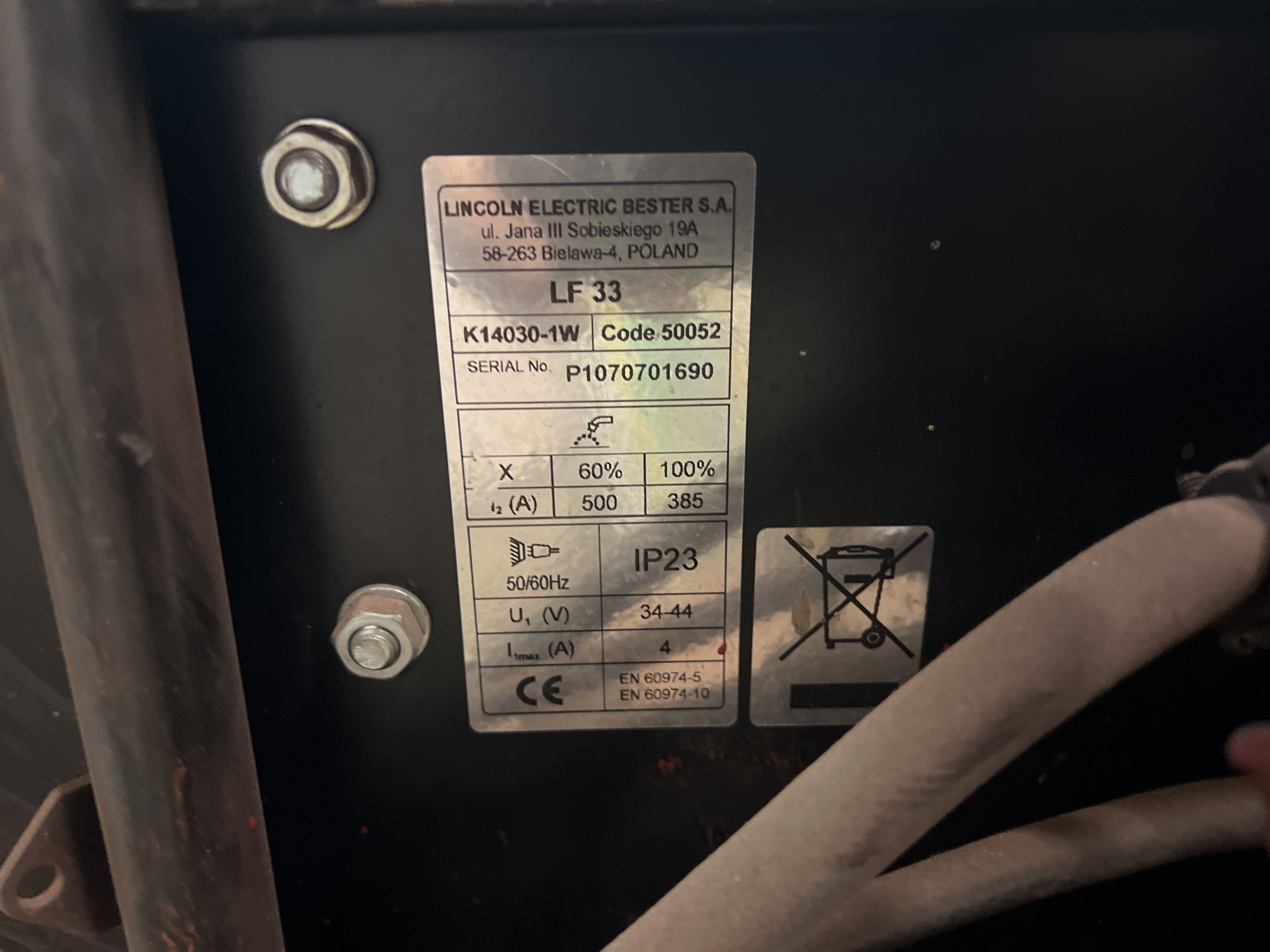 Wire welder Lincoln CV420 - PS Auction - We value the future - Largest ...