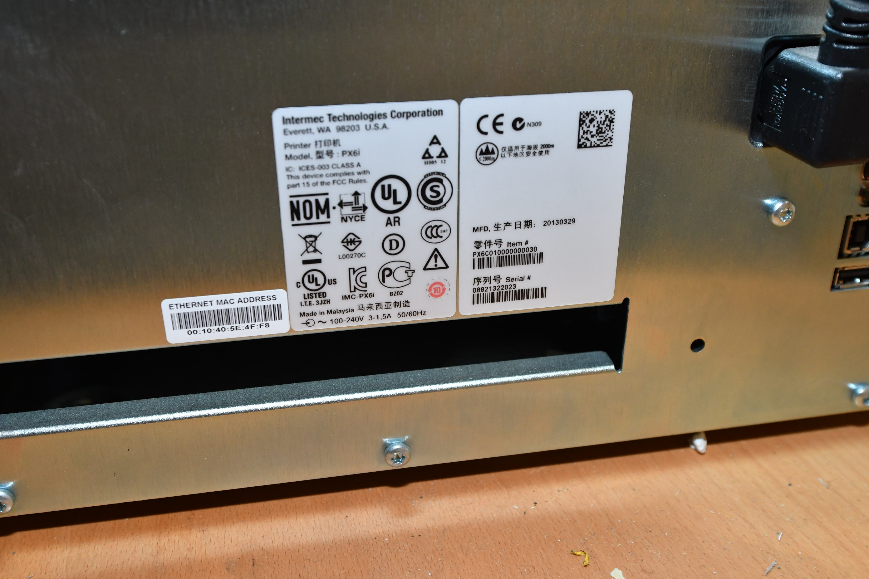 Label printer INTERMEC - PS Auction - We value the future - Largest in ...