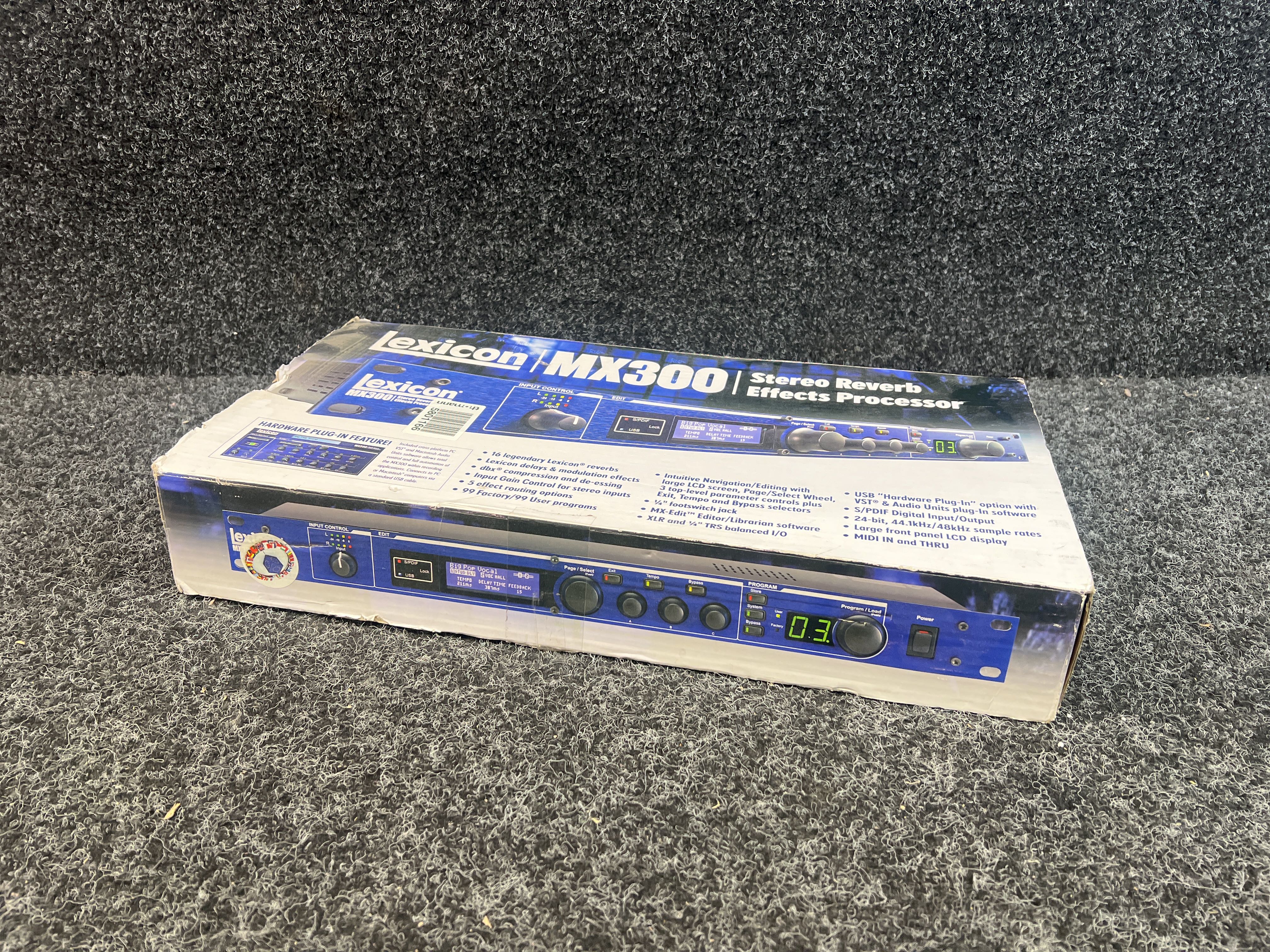 Lexicon MX300 Stereo Reverb Effects Processor - Auktioner online ...