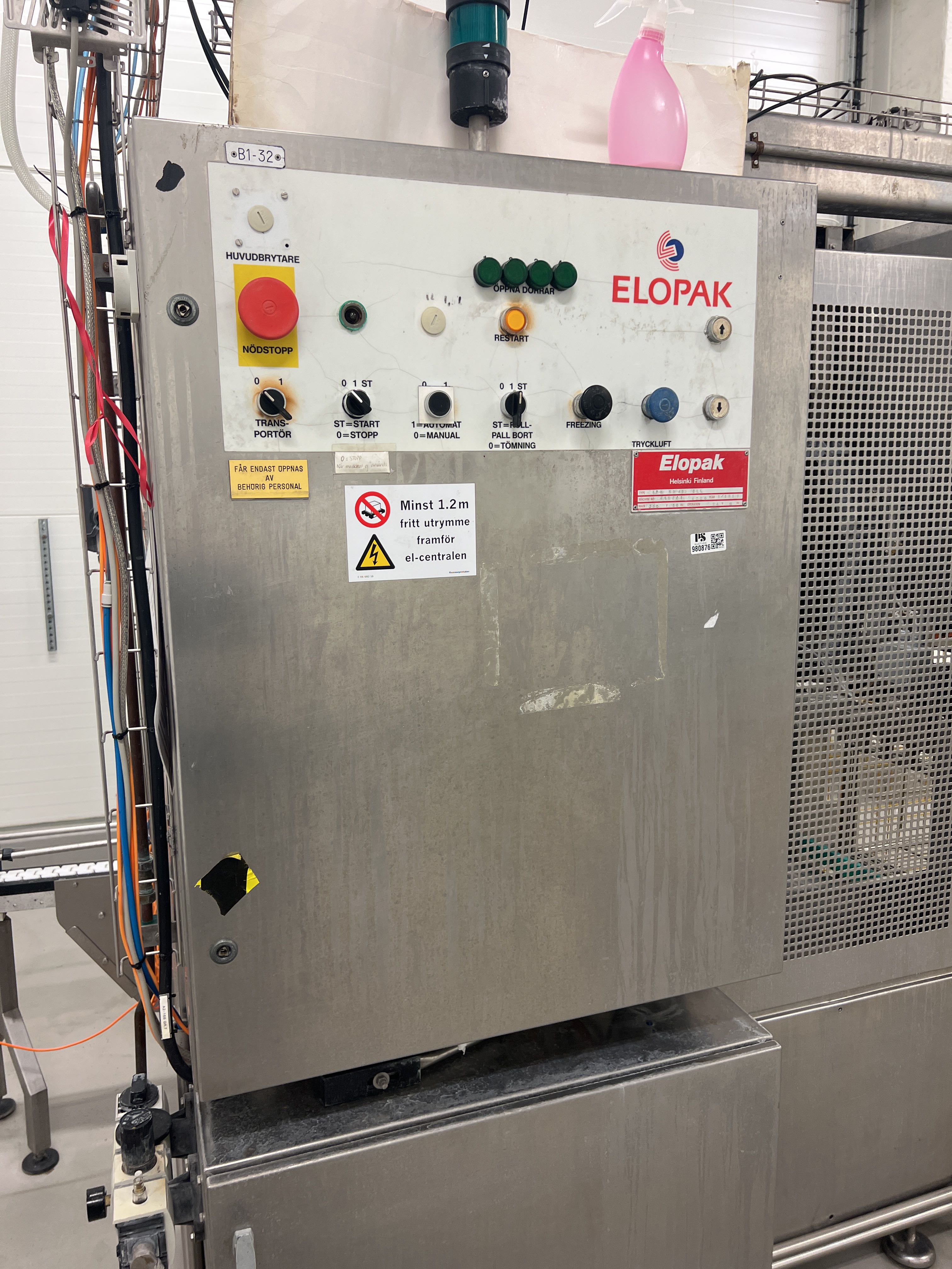 Cart filler Elopak APM6040cll -1989 - PS Auction - We value the future ...