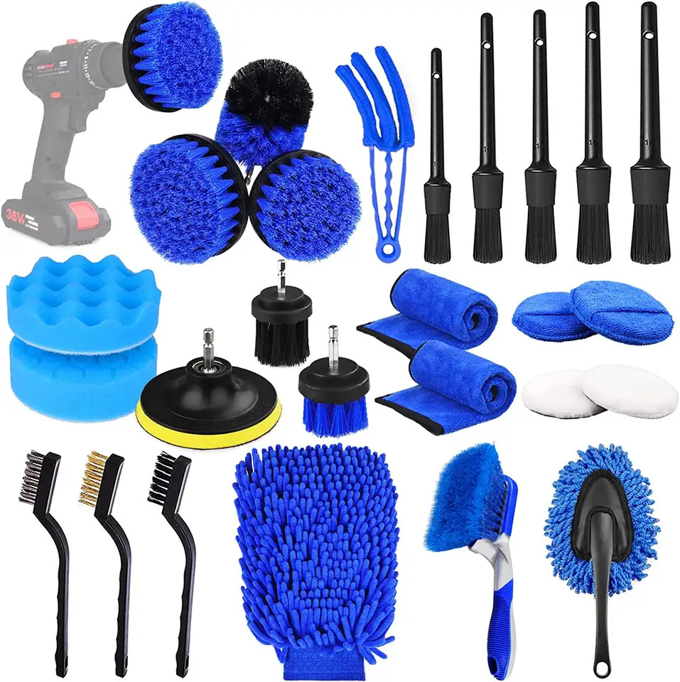 CarClean Pro Car Cleaning Brush Kit – 26-piece - Free shipping - PS ...