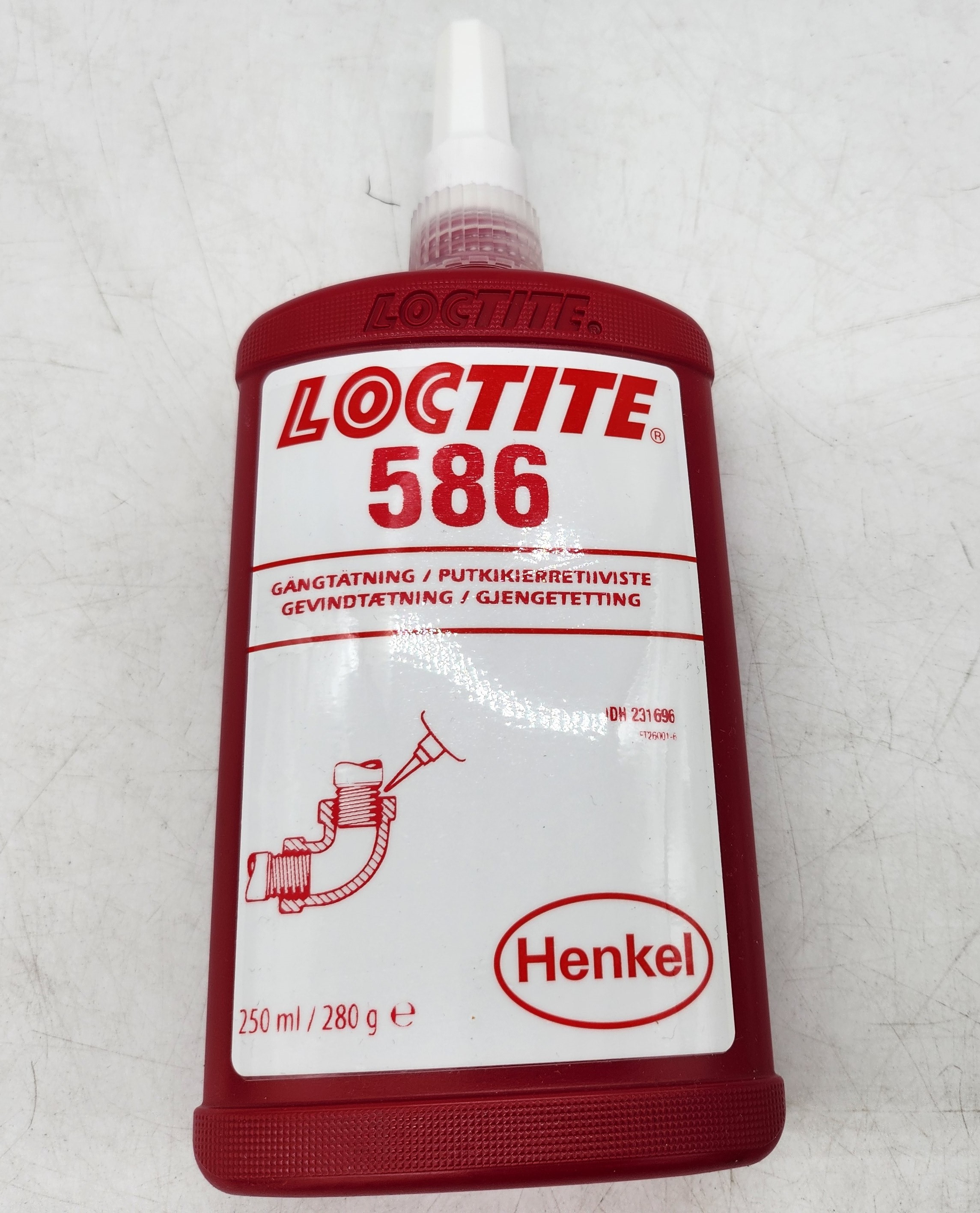Loctite 586 gängtätning, 250 ml - Frakt ingår - Auktioner online ...