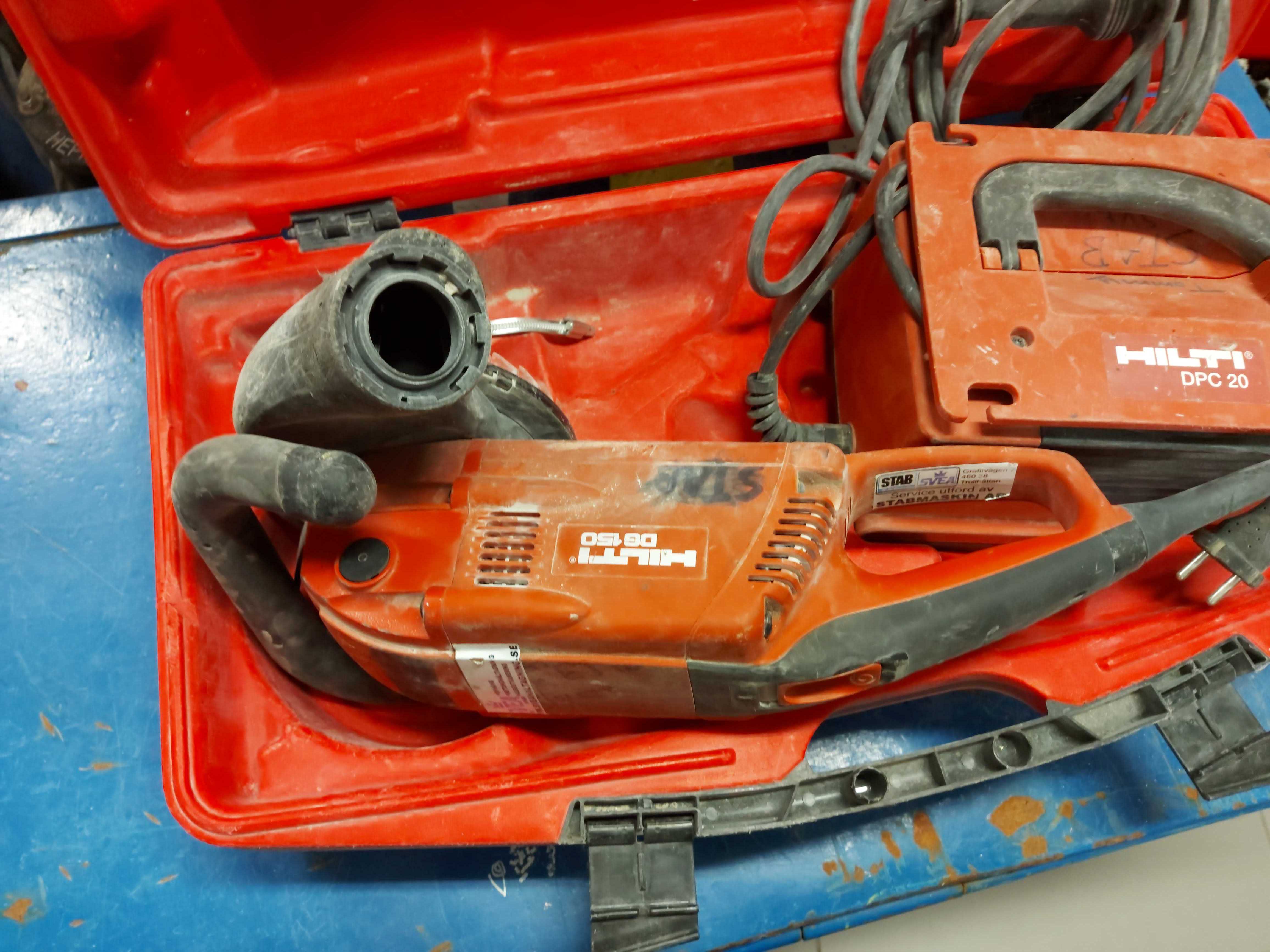 Betongslip Hilti DG150 med 230V omvandlare - Auktioner online ...