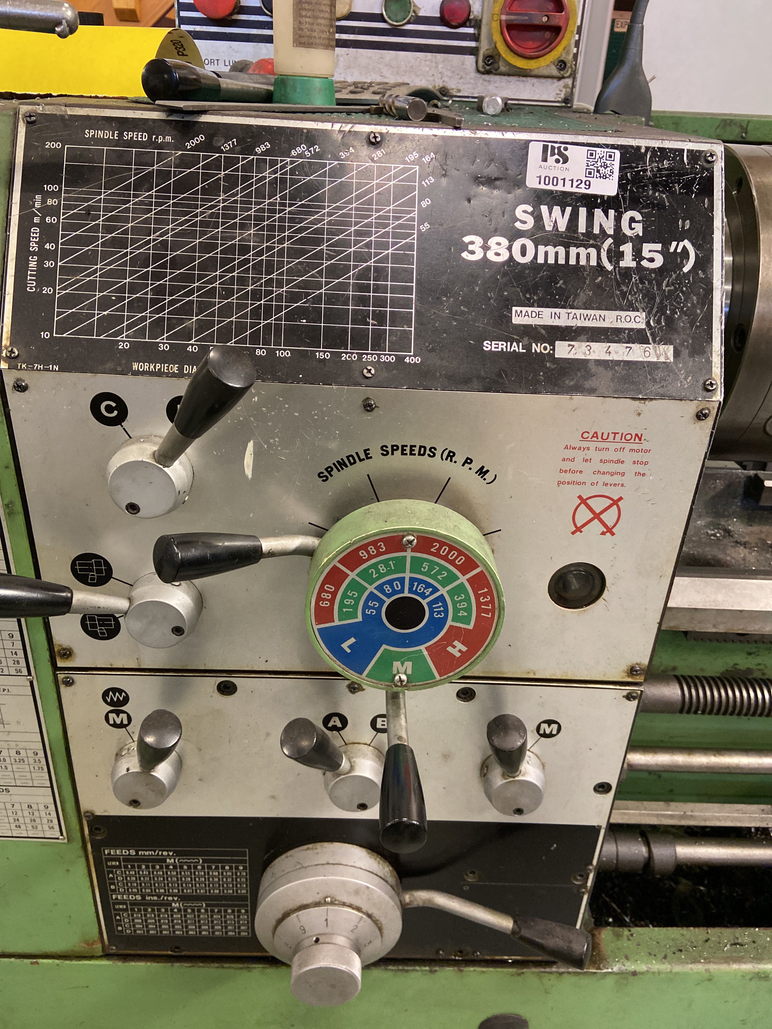 Lathe Takang TK 380L - PS Auction - We value the future - Largest in ...