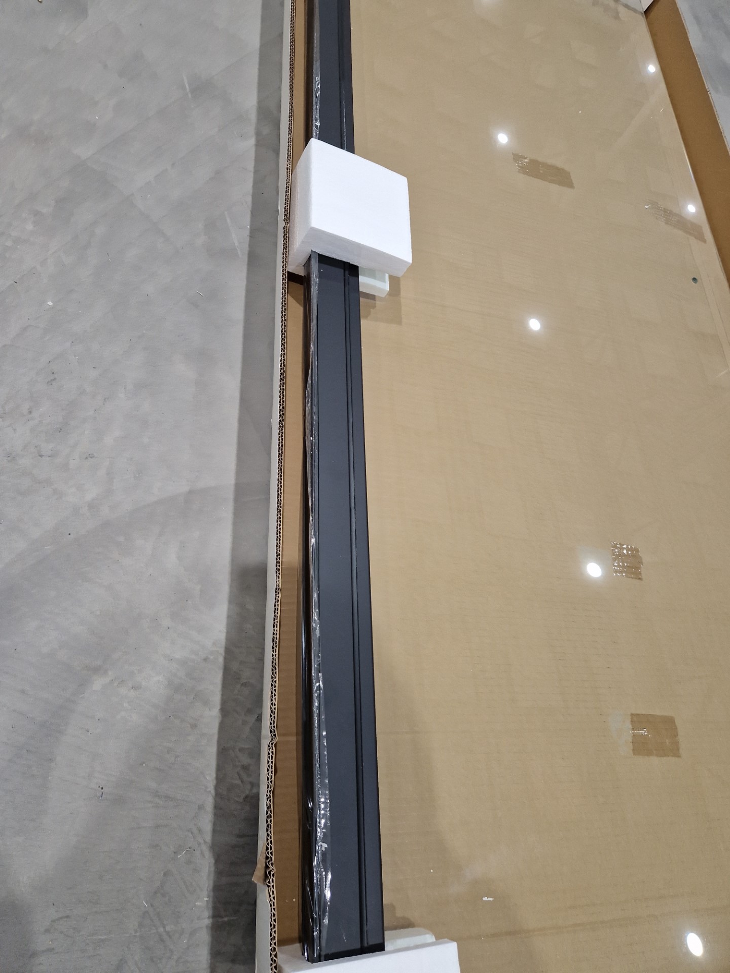 Shower screen Alterna Lussob black 80 - PS Auction - We value the ...