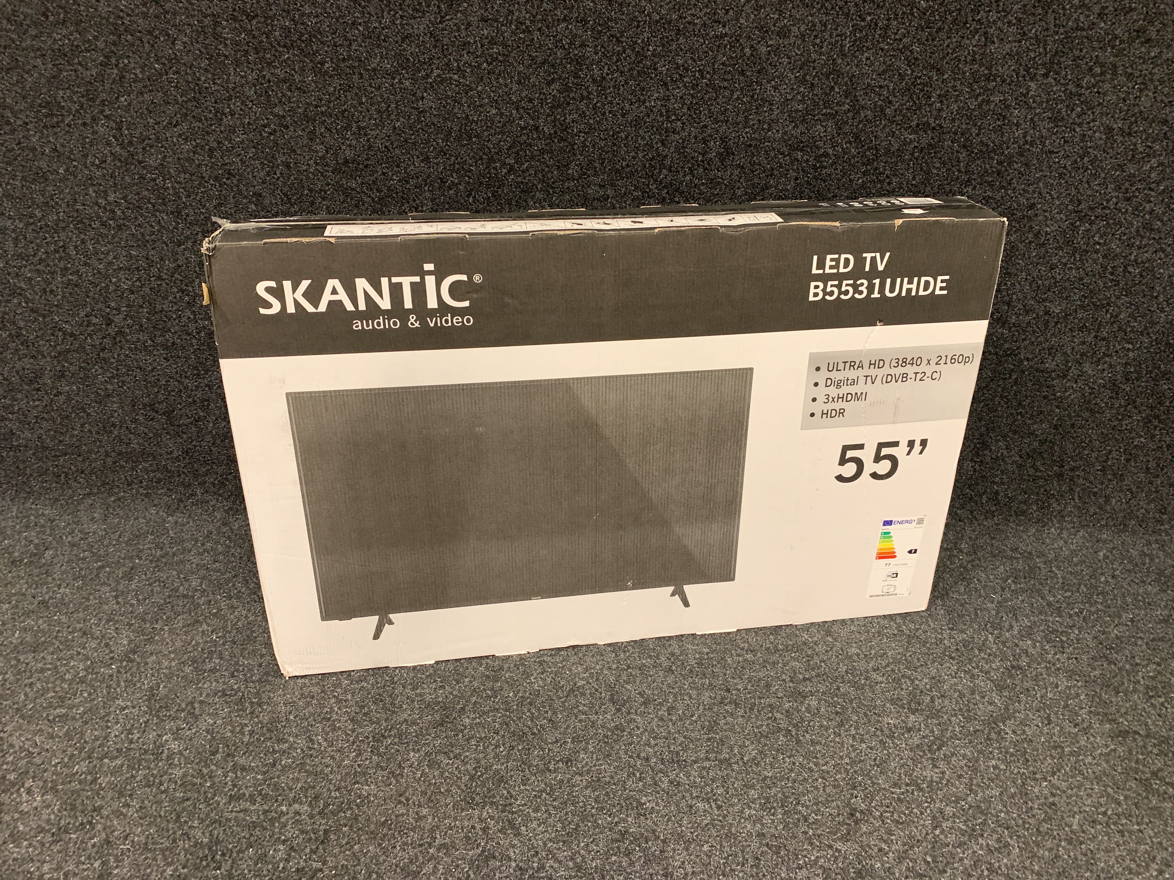 55" Ultra HD-TV med HDR 10 & Dolby Vision Skantic B5531UHD - Auktioner ...