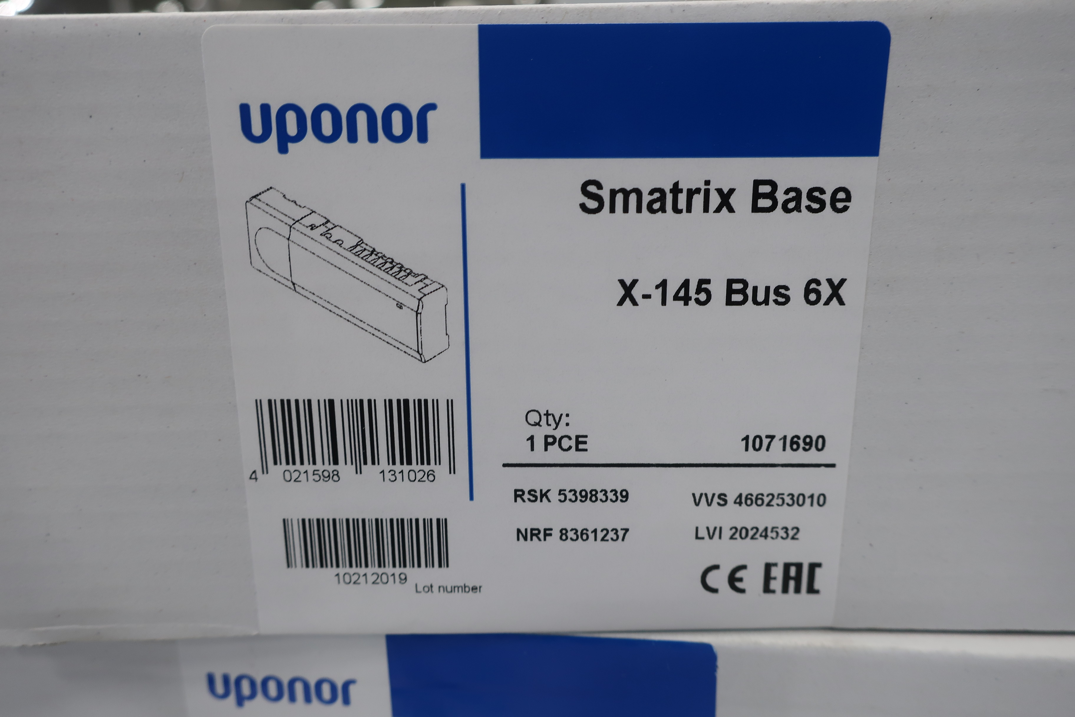 Control Center Uponor Smatrix Base X-145 Bus - Free Shipping - PS ...