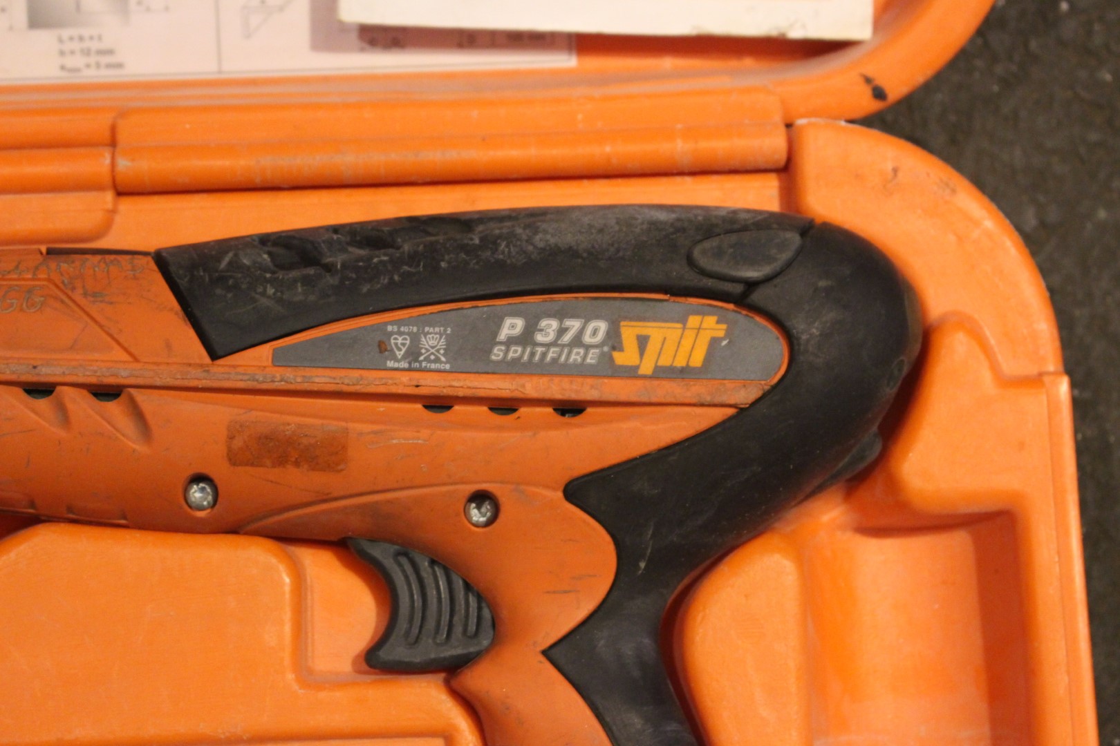 Spikpistol Spit Spitfire P370, krut - Auktioner online - Nätauktioner ...