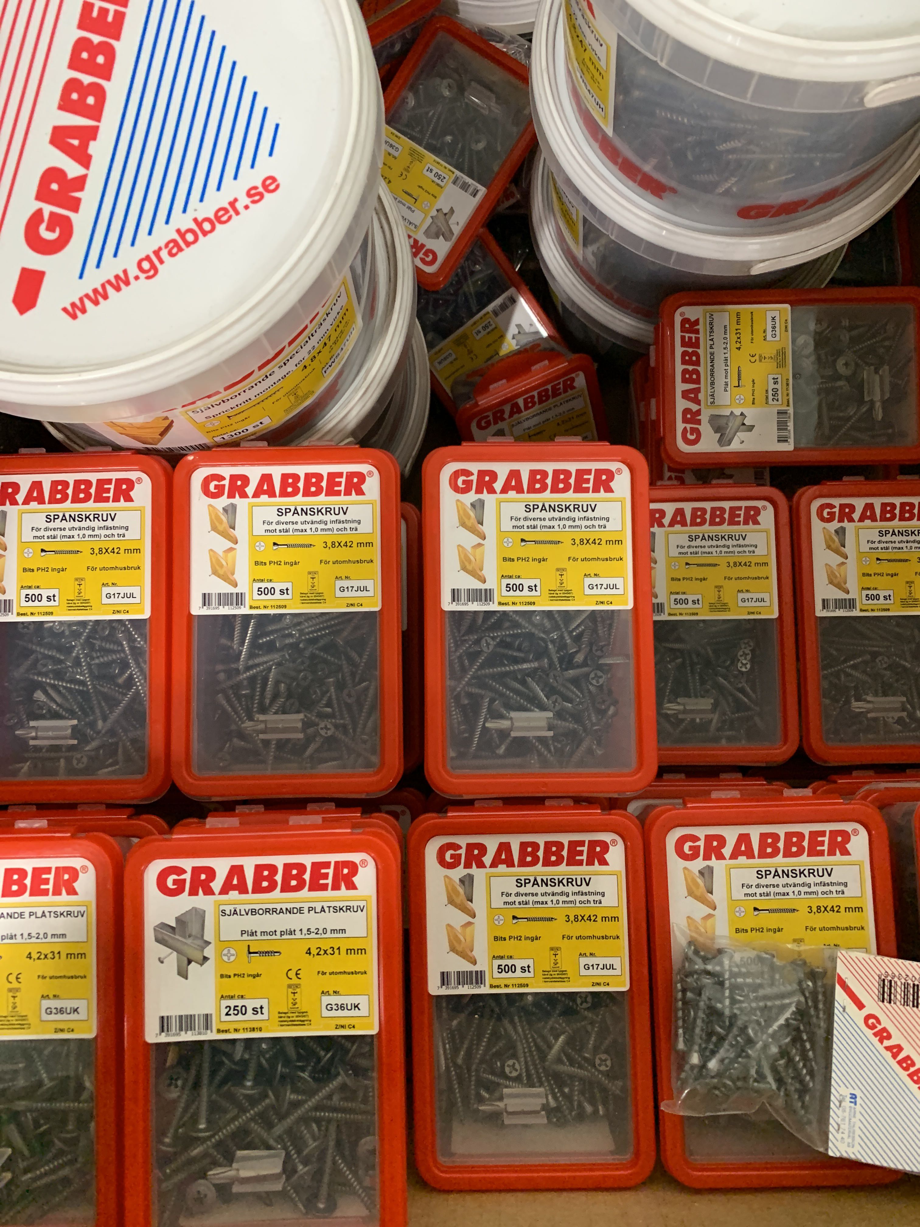 Chip screw, special wood screw, assembly screw & trolley screw, Grabber ...