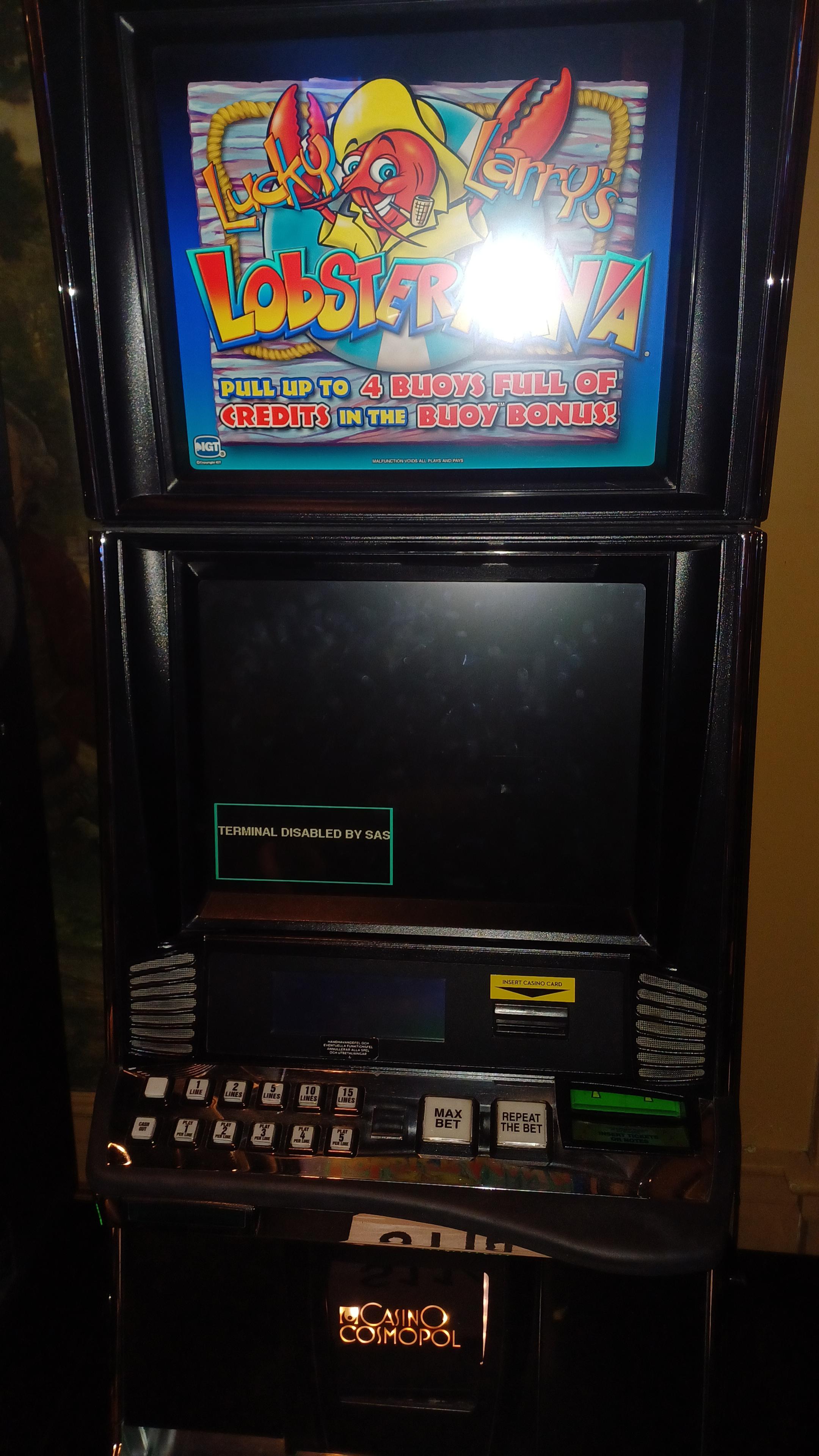 Spelautomat IGT Trimline – Lucky Larry's lobster mania (2008 ...