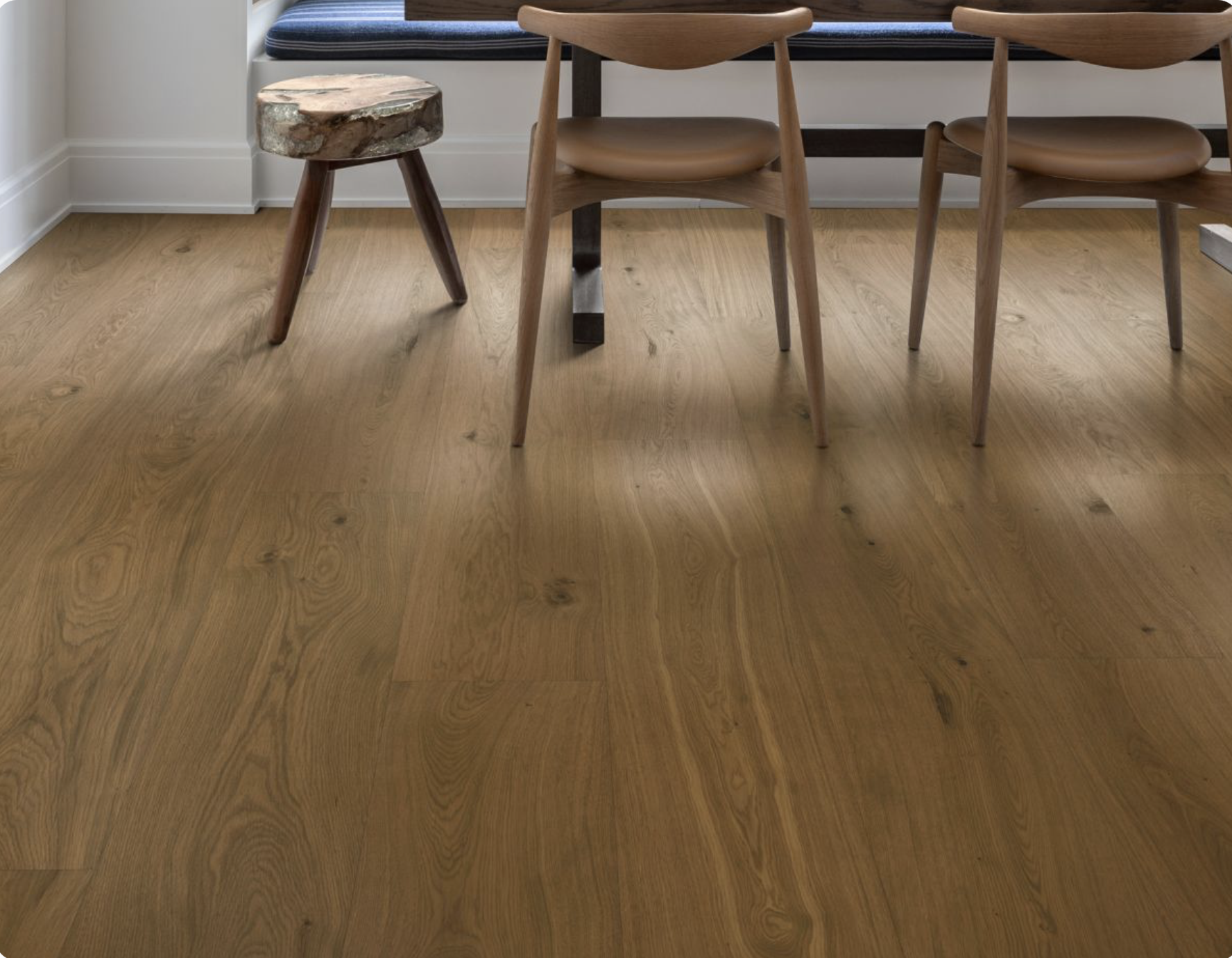 Oak floor Honey Oak matt varnish, 92 sq m, click floor 5G, XXL - PS ...