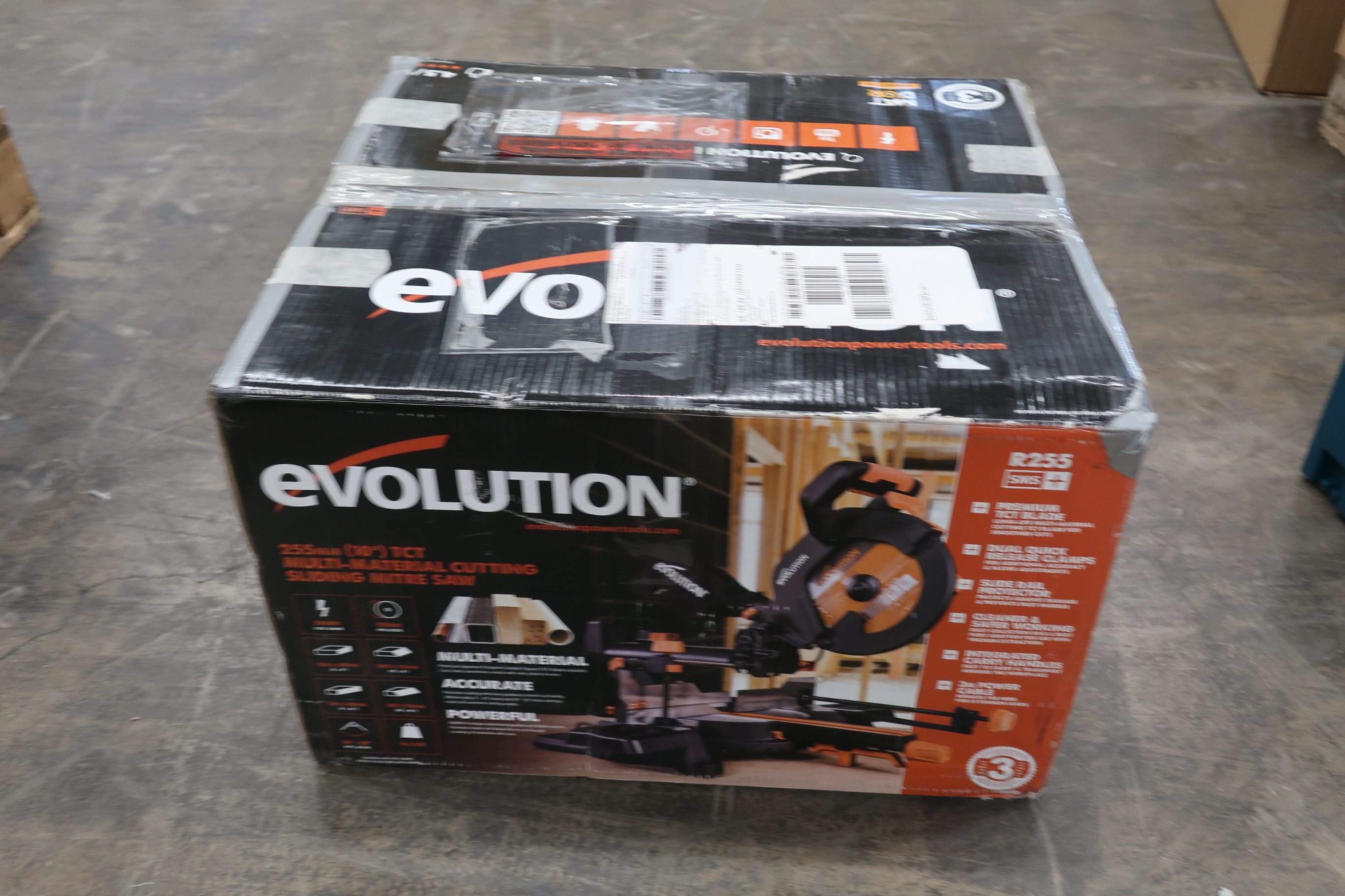 Cut and miter saw Evolution R255 SMS + - PS Auction - We value the ...