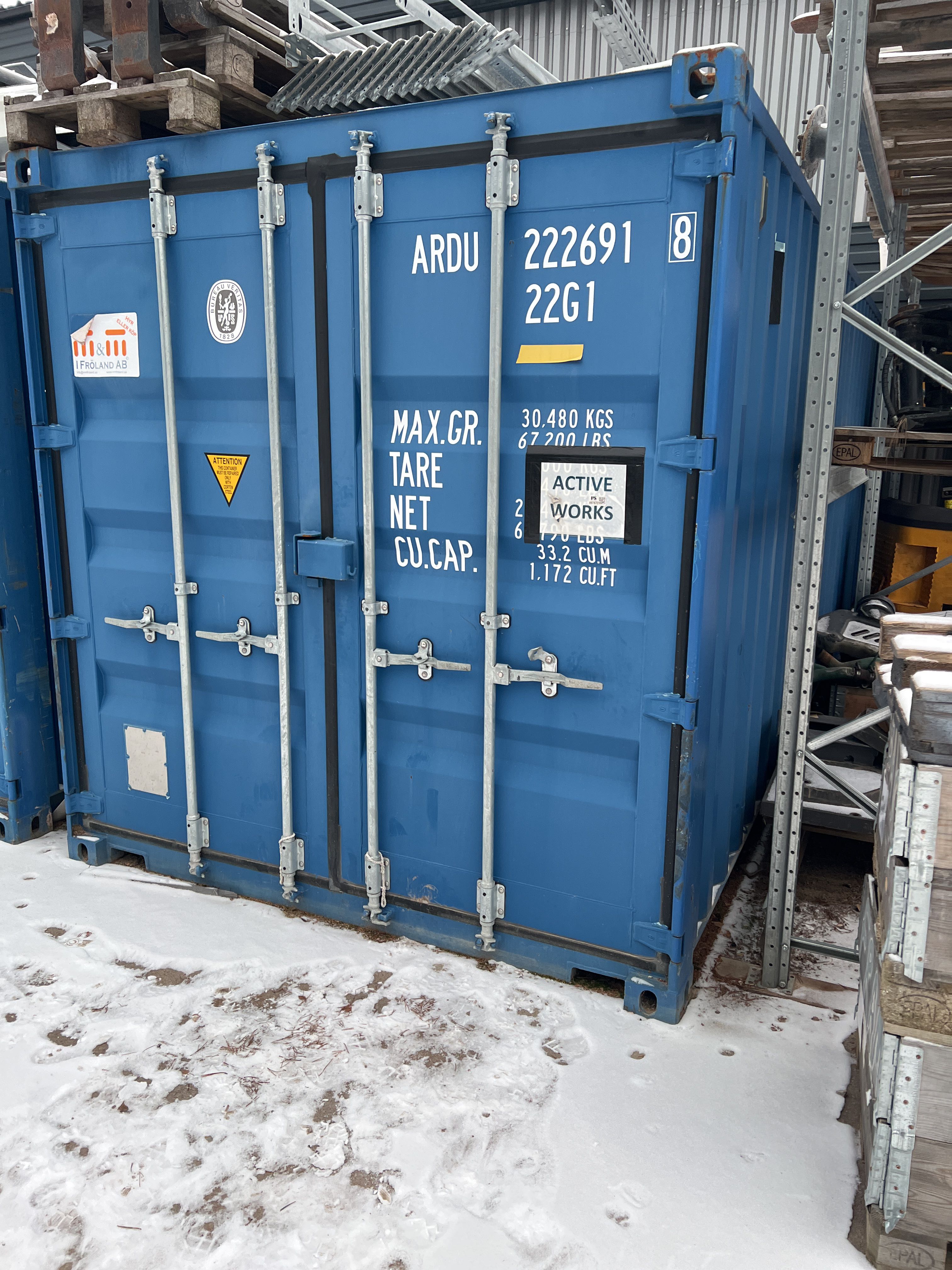 Container with truck tires and rims & spare parts - PS Auction - We ...