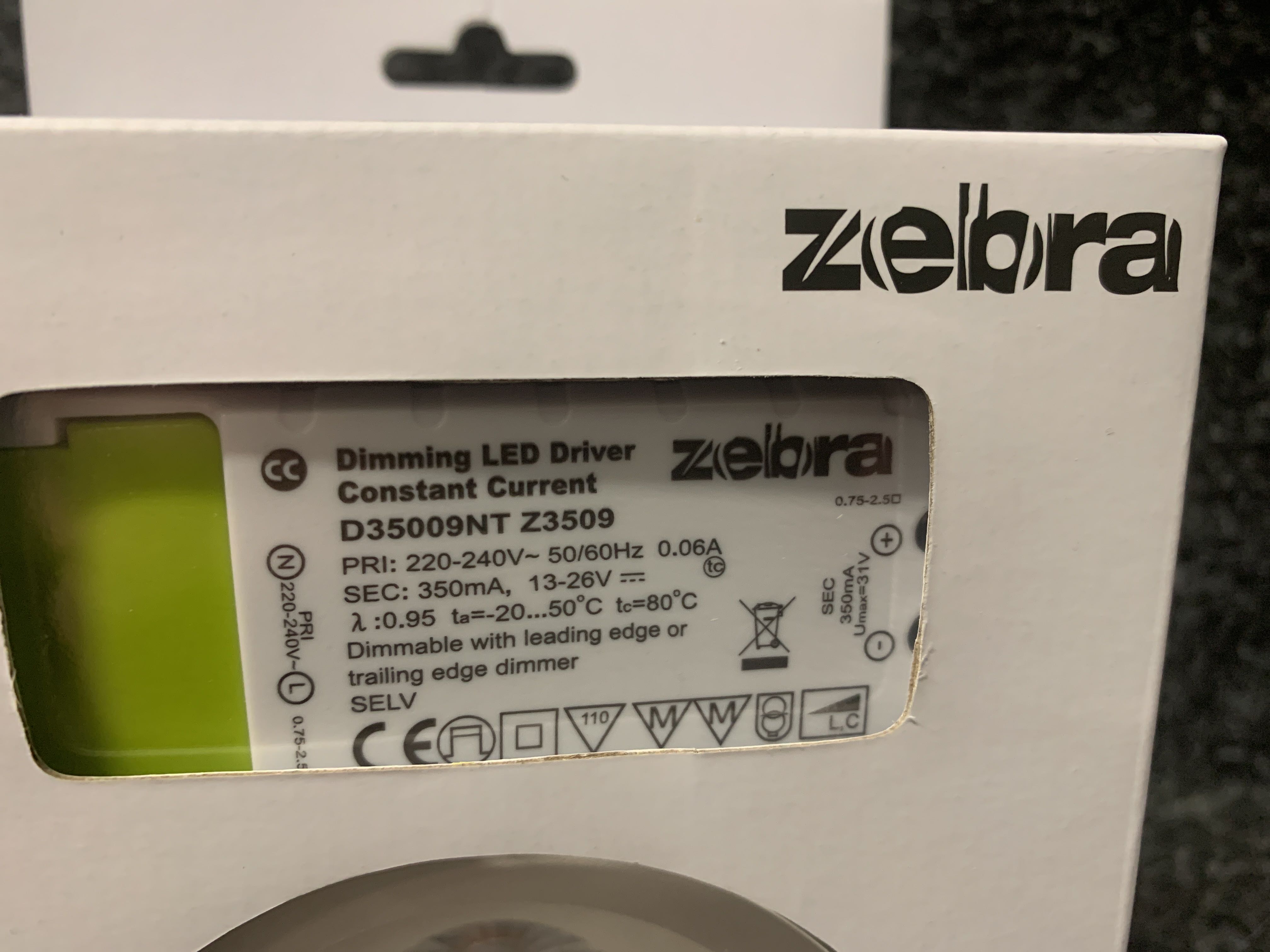 6 Downlight Linz Deep 6.5W complete LED, Zebra - PS Auction - We value ...