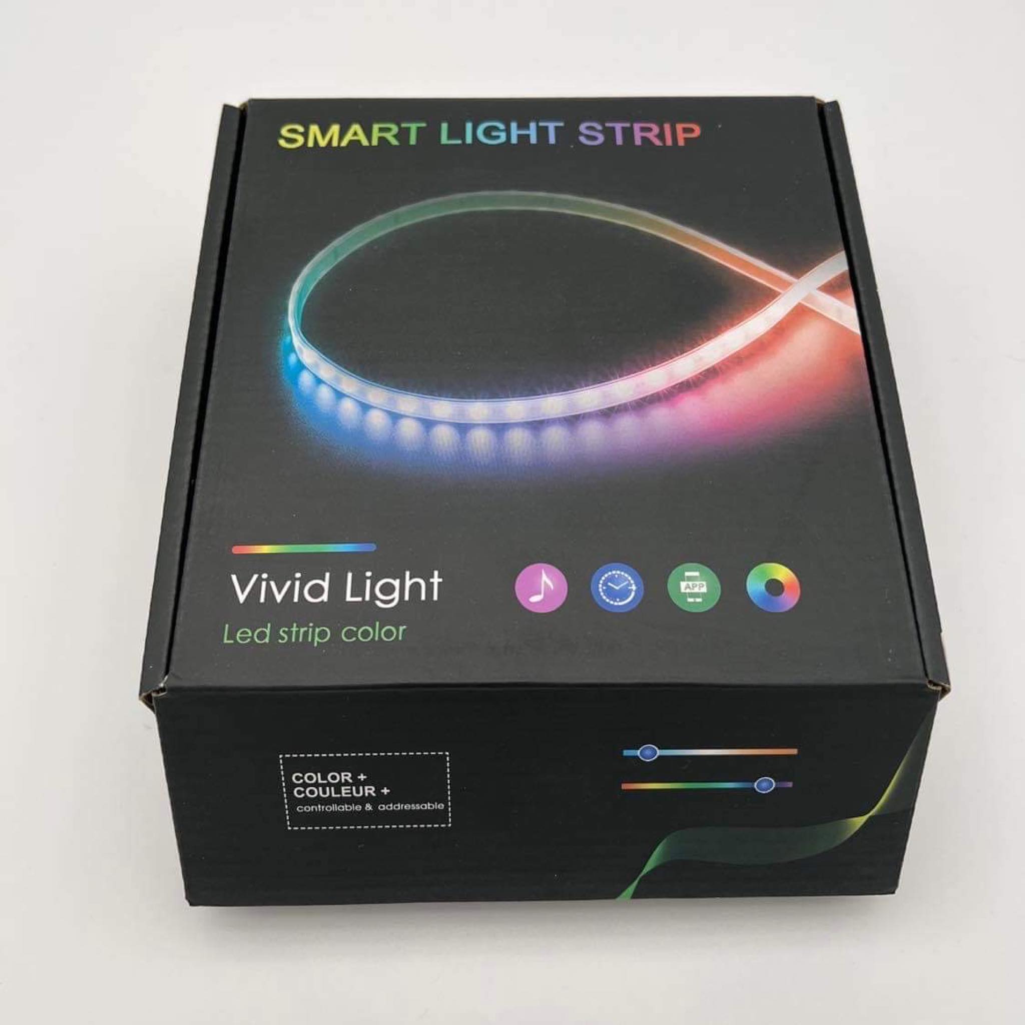 App-controlled LED strip RGB 2x7.5 meters (15 meters) - PS Auction - We ...