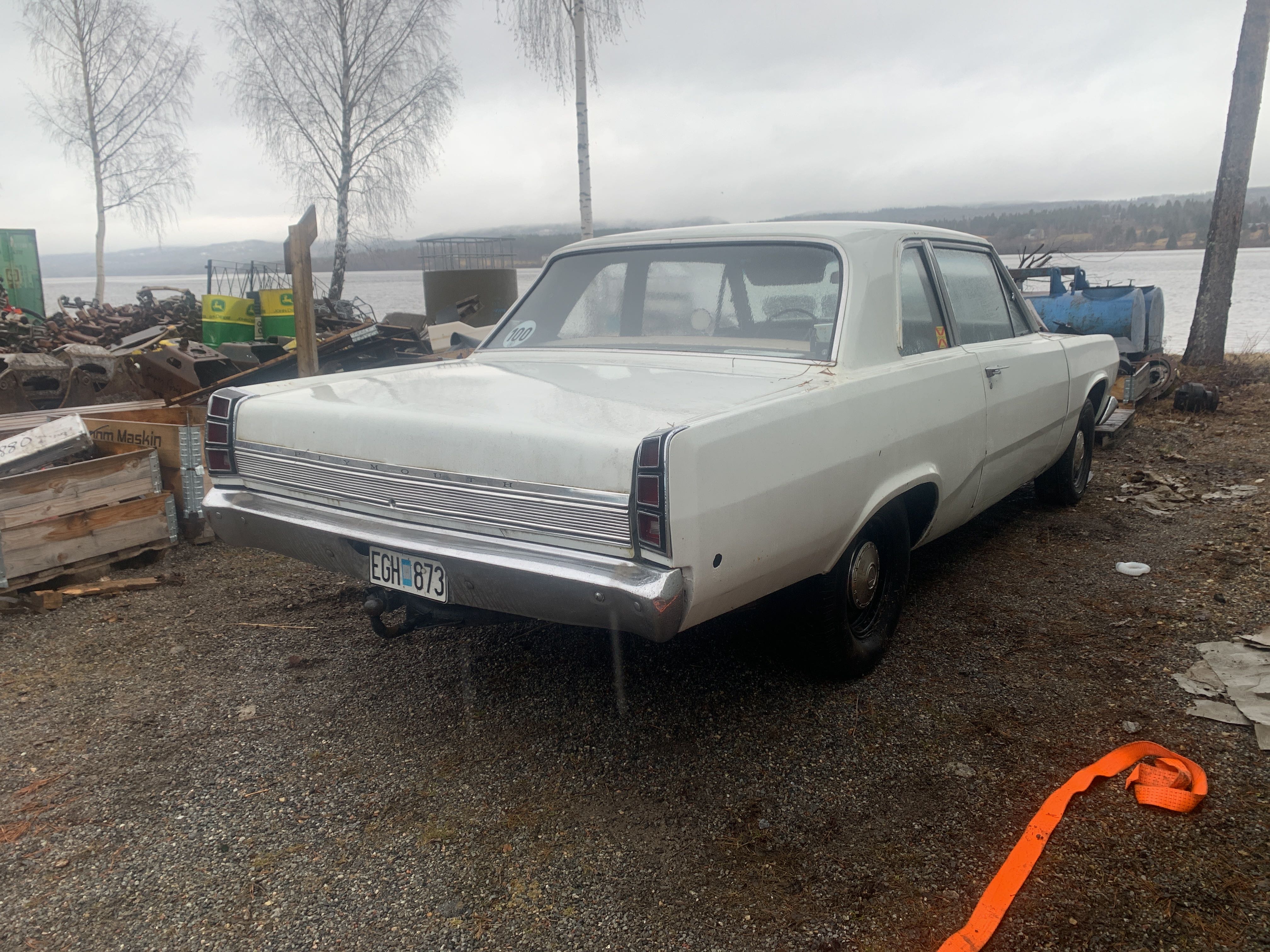 Plymouth Valiant 2-Door Sedan 3.7 Automatic -1968 (Repair Item) - PS ...