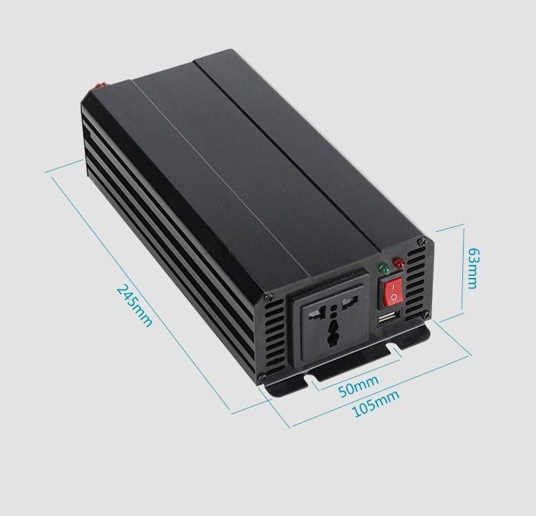 Inverter NV-P600, 600 watt med ren sinusvåg - Auktioner online ...