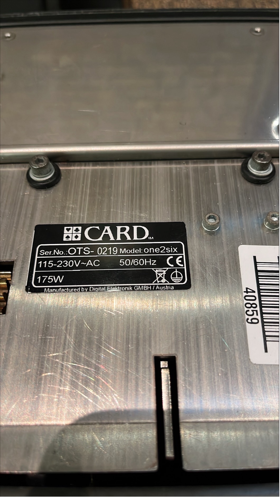 Card mixer Shuffle Master one2six -09 - PS Auction - We value the ...