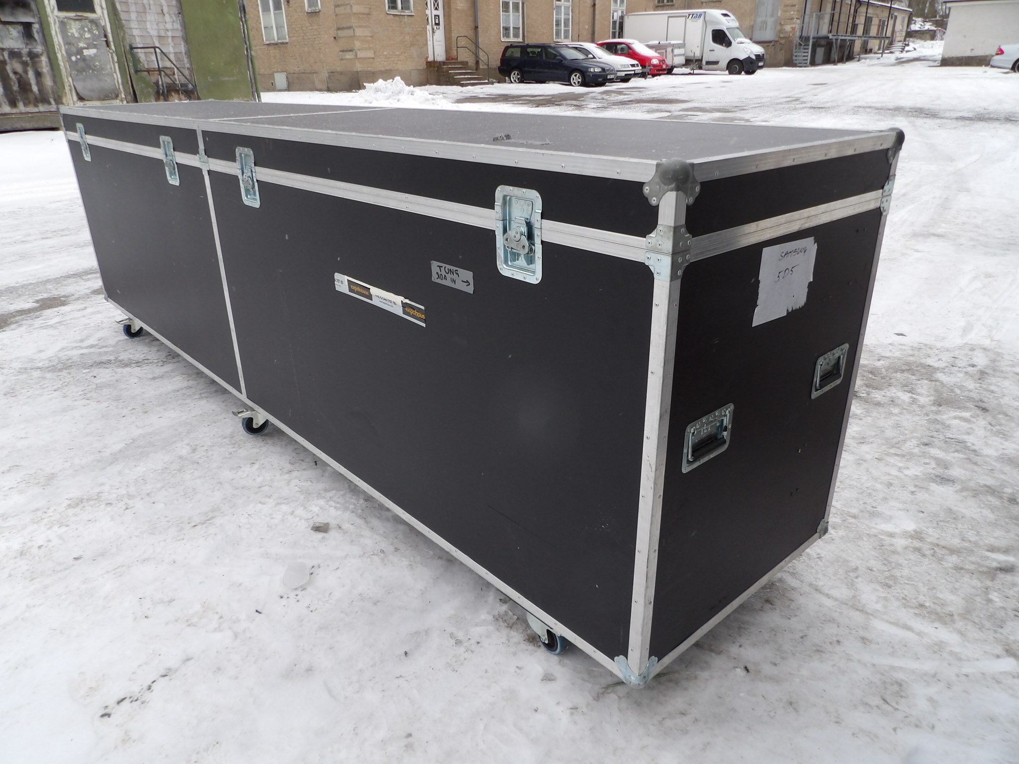Large transport box for fairs or stage material etc. - PS Auction - We ...