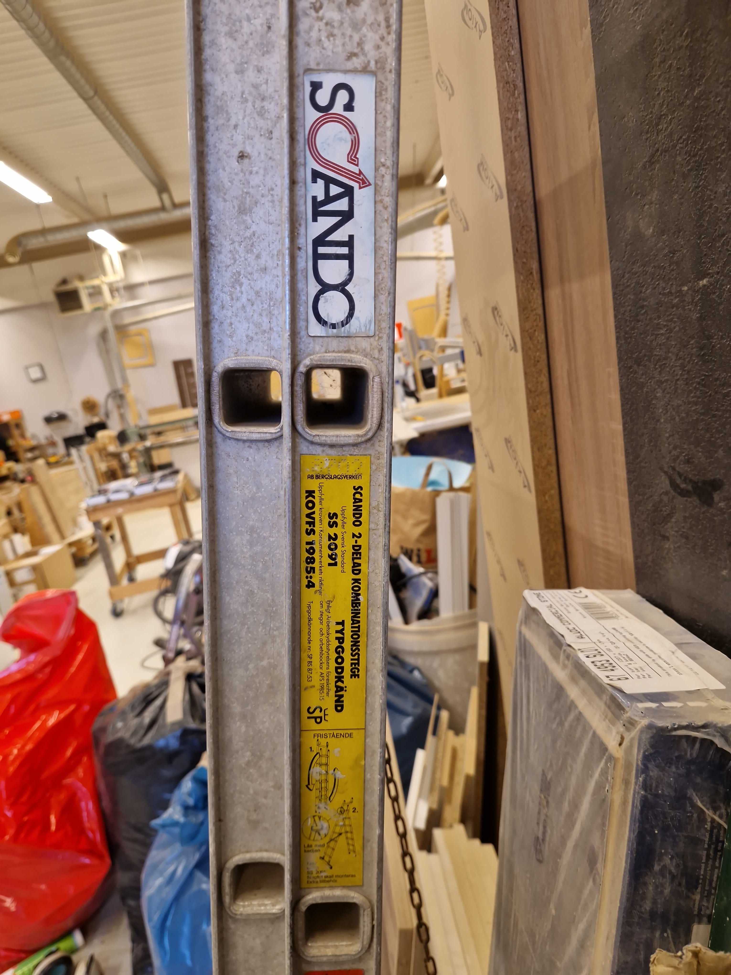 Scando 2-delad aluminiumstege, ca 7 meter - Auktioner online ...