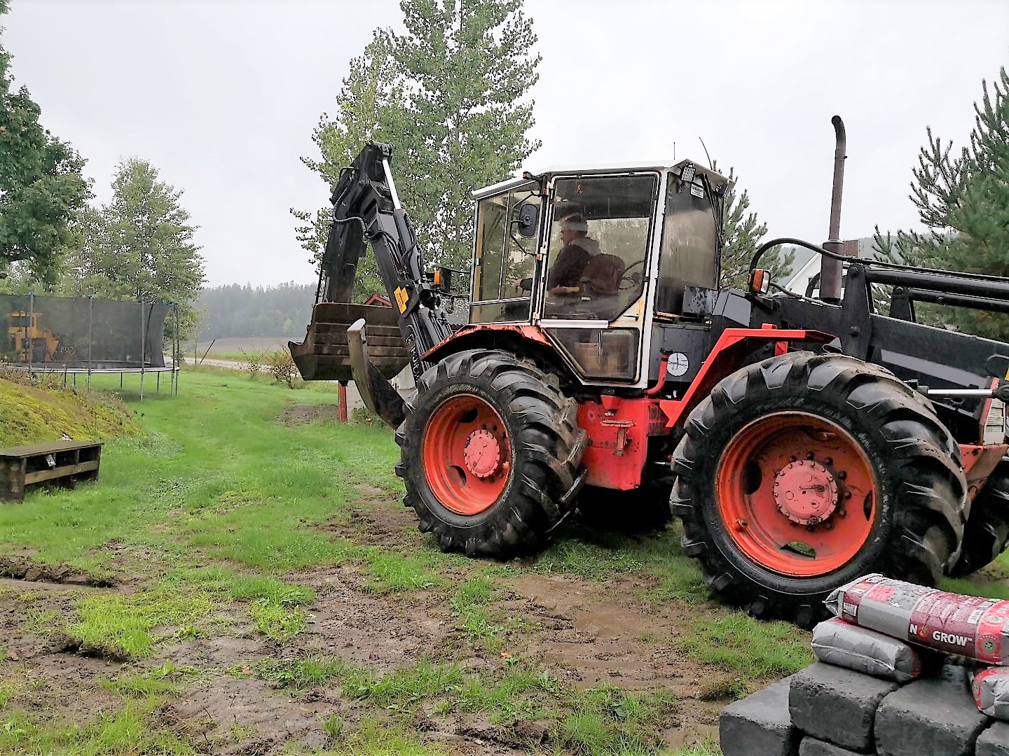 Backhoe loader Huddig 960 -1986 - PS Auction - We value the future ...