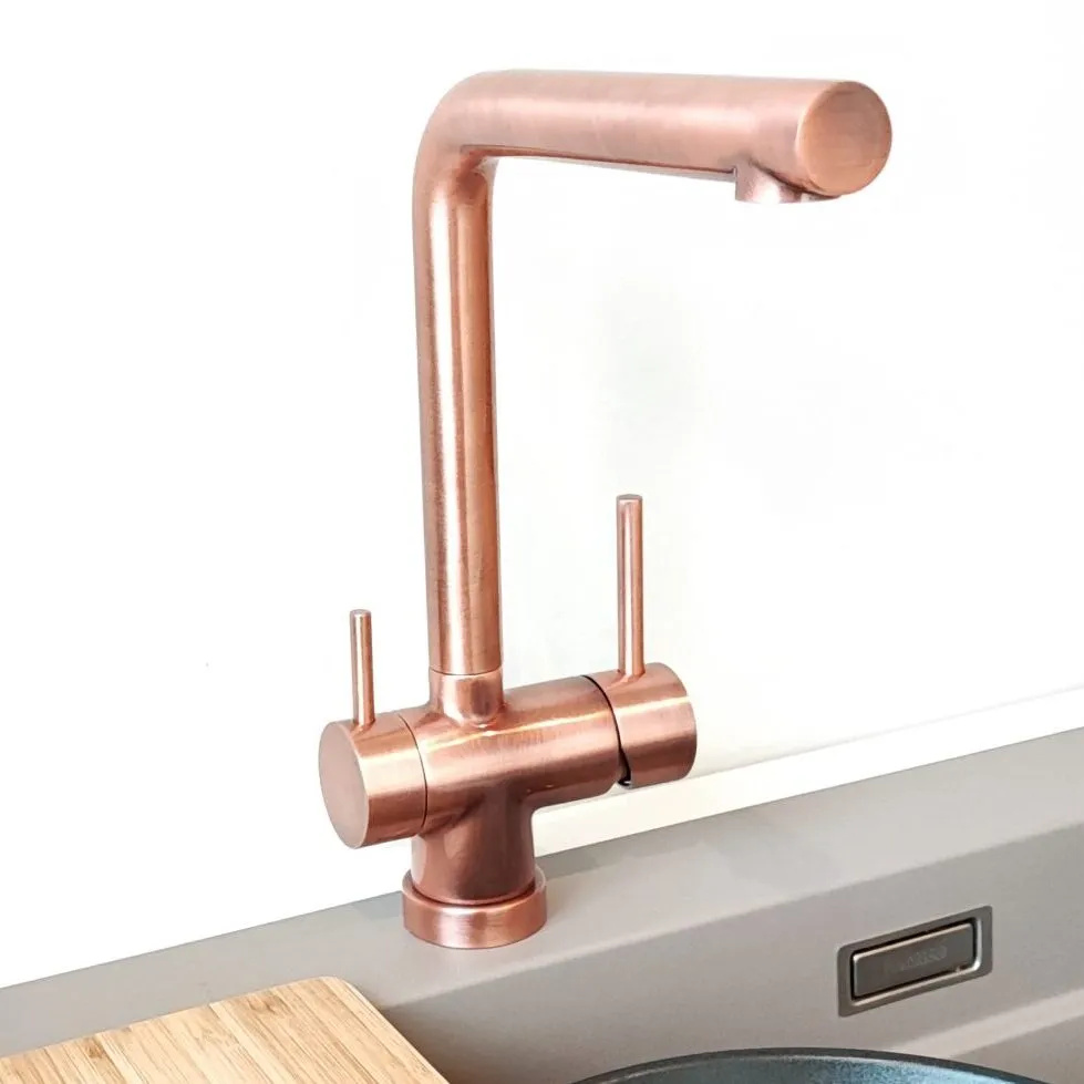 Mixer - iCrolla Milano, dishwasher shut-off, single lever, old copper ...