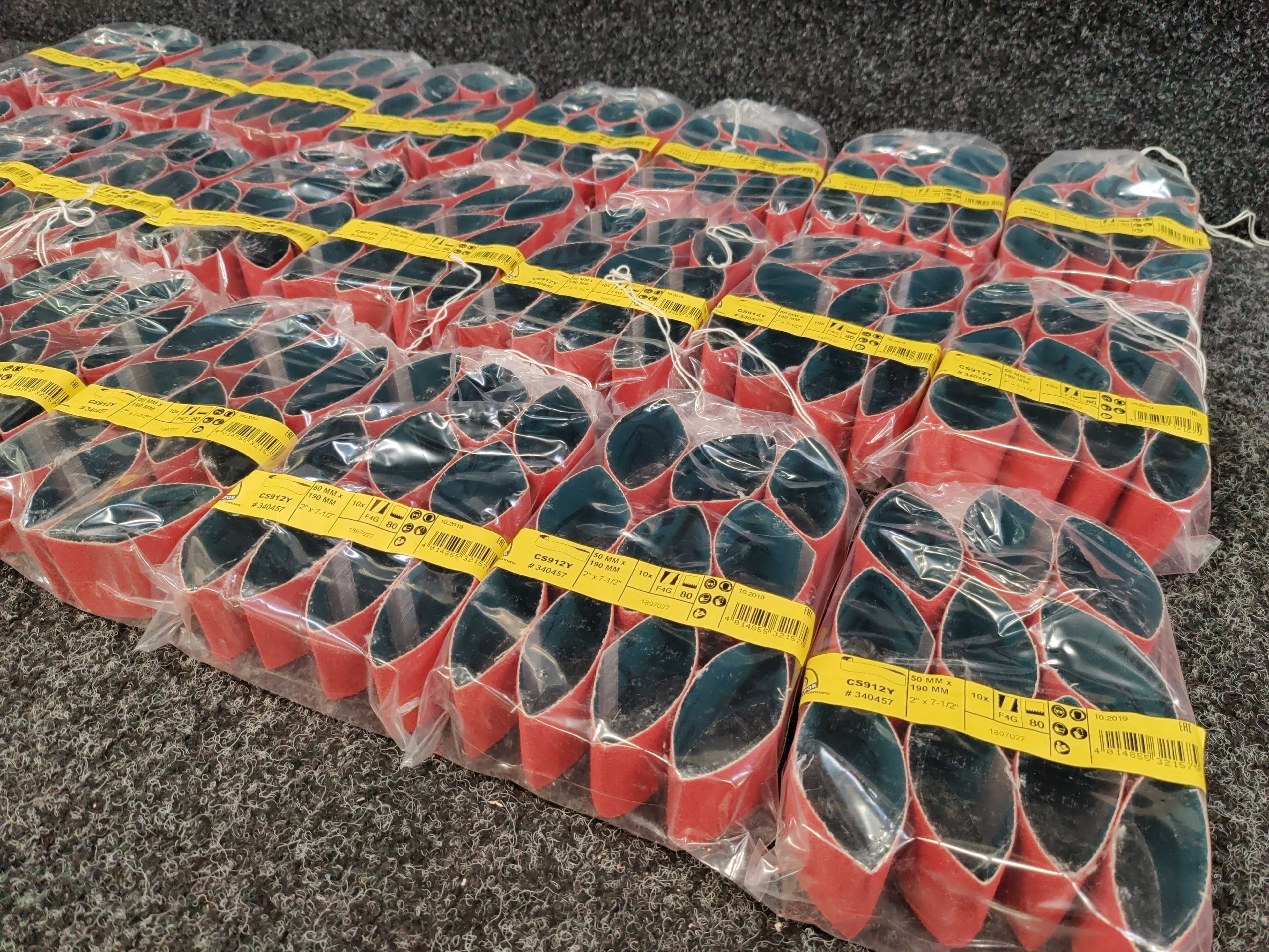 240 st Slipband Klingspor CS912Y 50x190 mm - Auktioner online ...