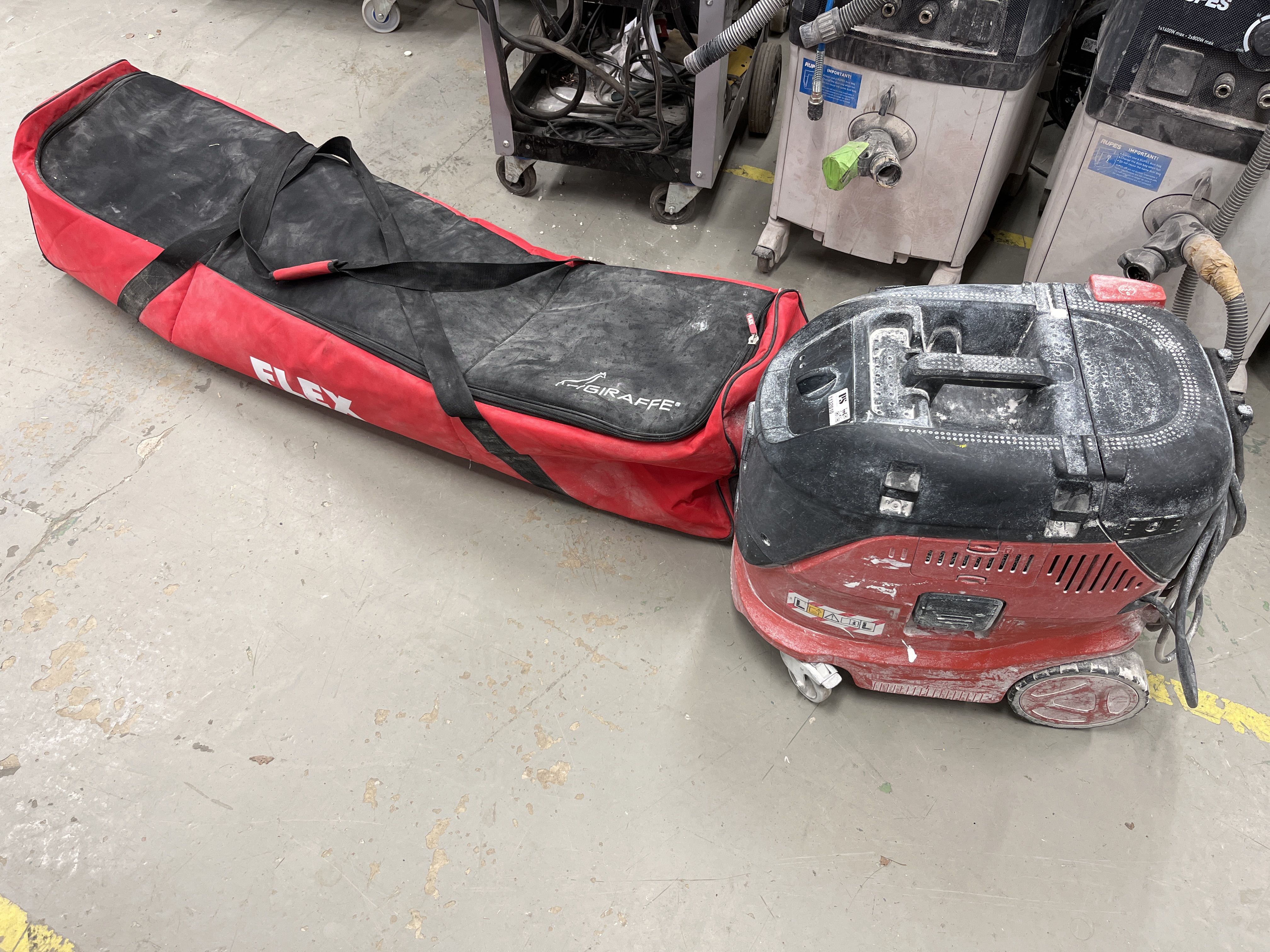 Giraffe sander & construction vacuum cleaner, Flex - PS Auction - We ...
