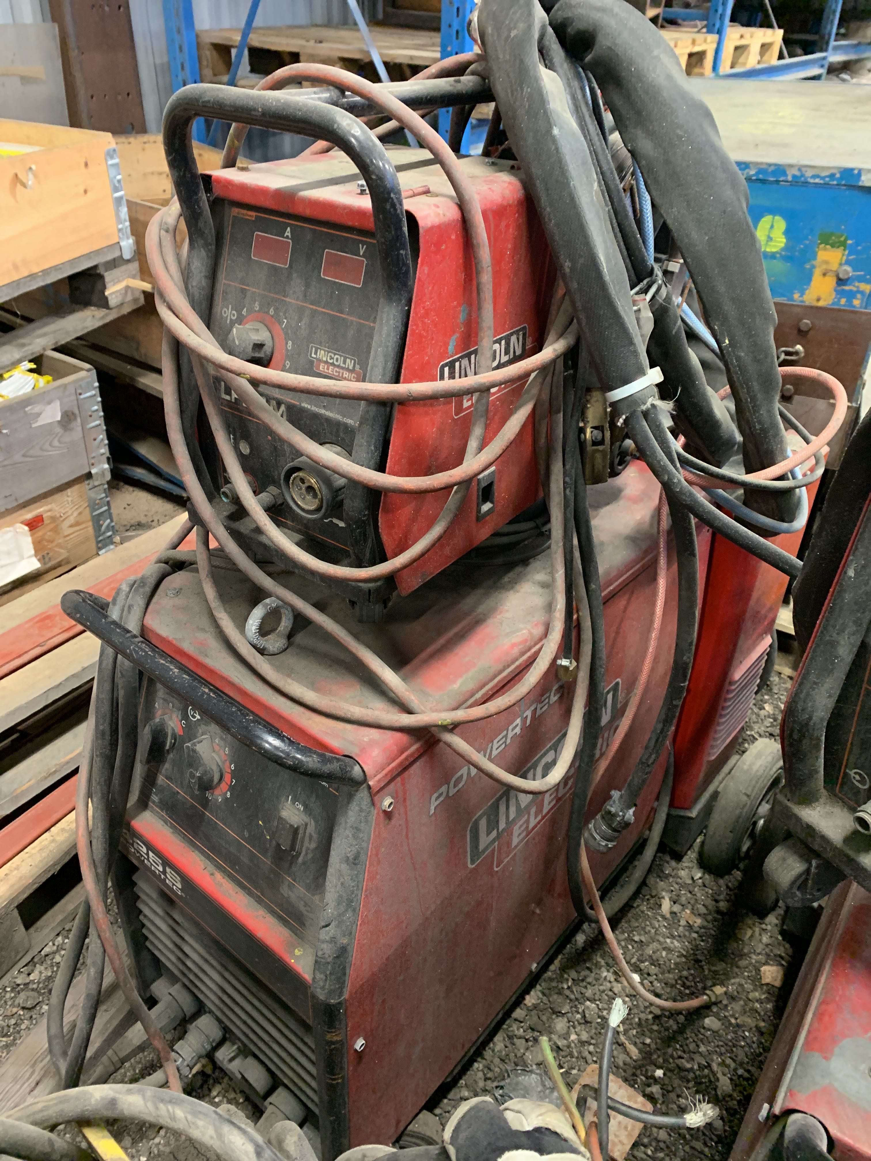 MIG welder with feeder and cooler Lincoln Electric Powertec 425S - PS ...