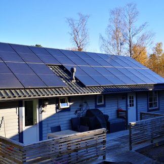 Komplett solcells system 2022 villa 15 kw Frakt ingår - Auktioner ...