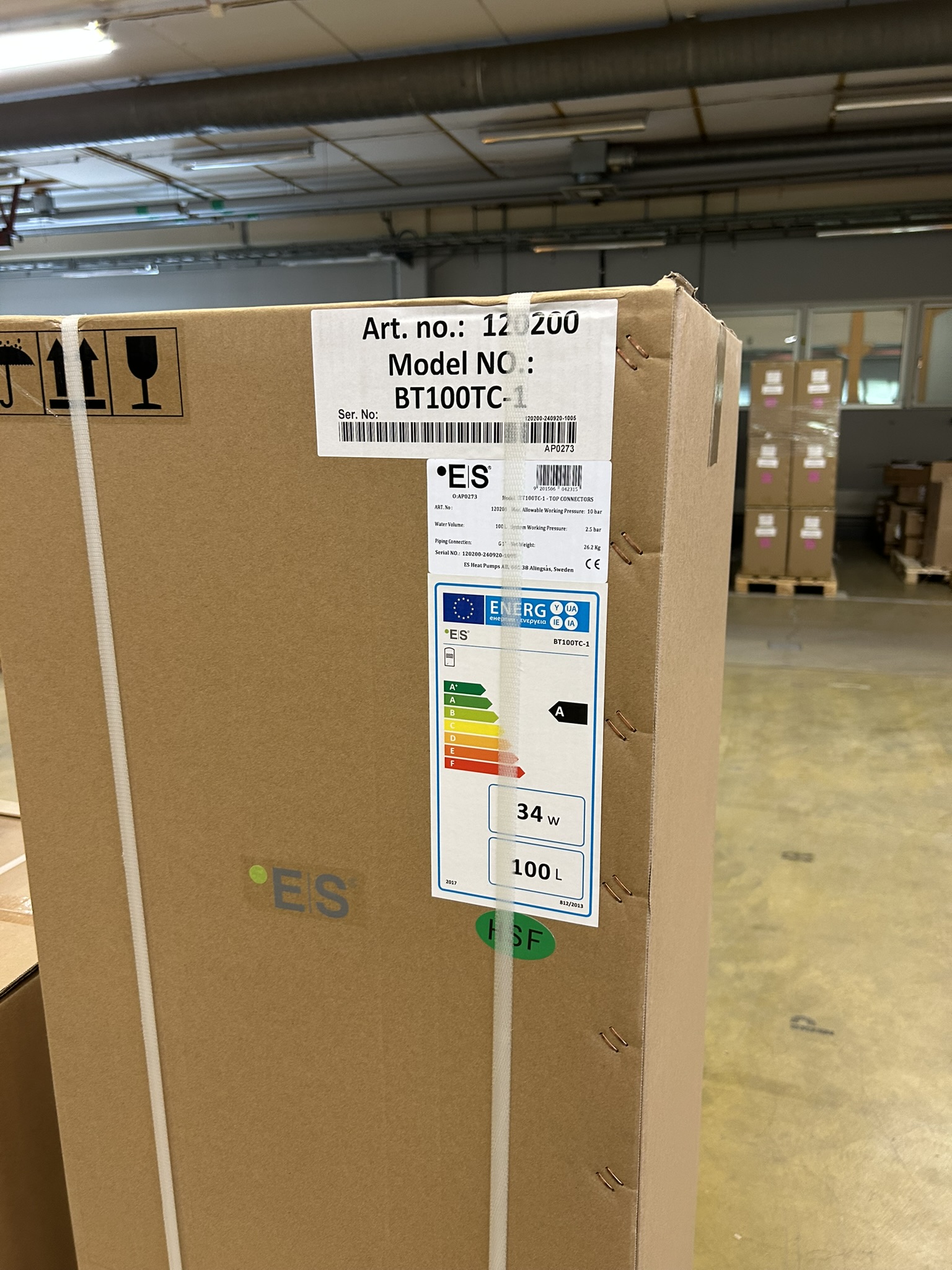 12kW luft/vatten värmepump från Energy Smart anslut till värmesystem ...