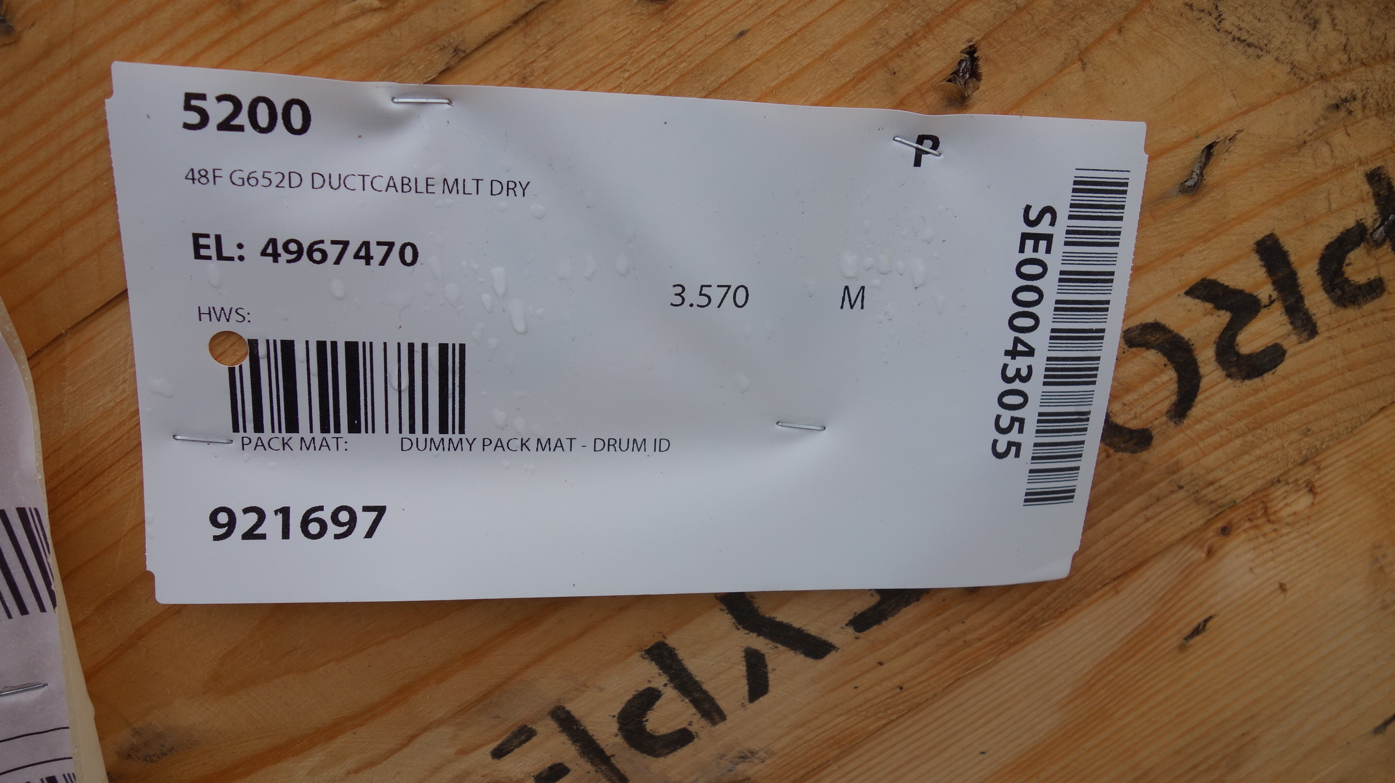 Fiber cable 48F SM G652D HDPE MLT-D - PS Auction - We value the future ...