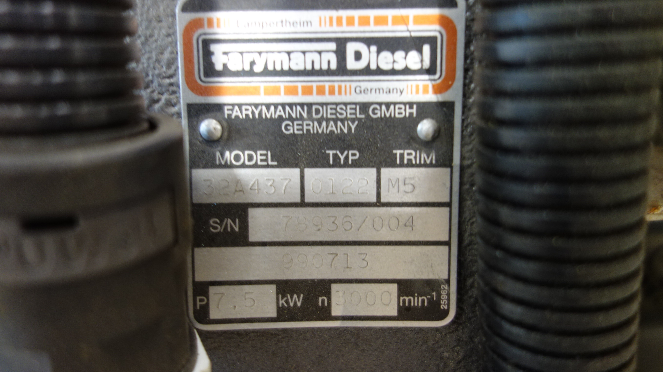 Diesel engine Farymann 32A437 - PS Auction - We value the future ...