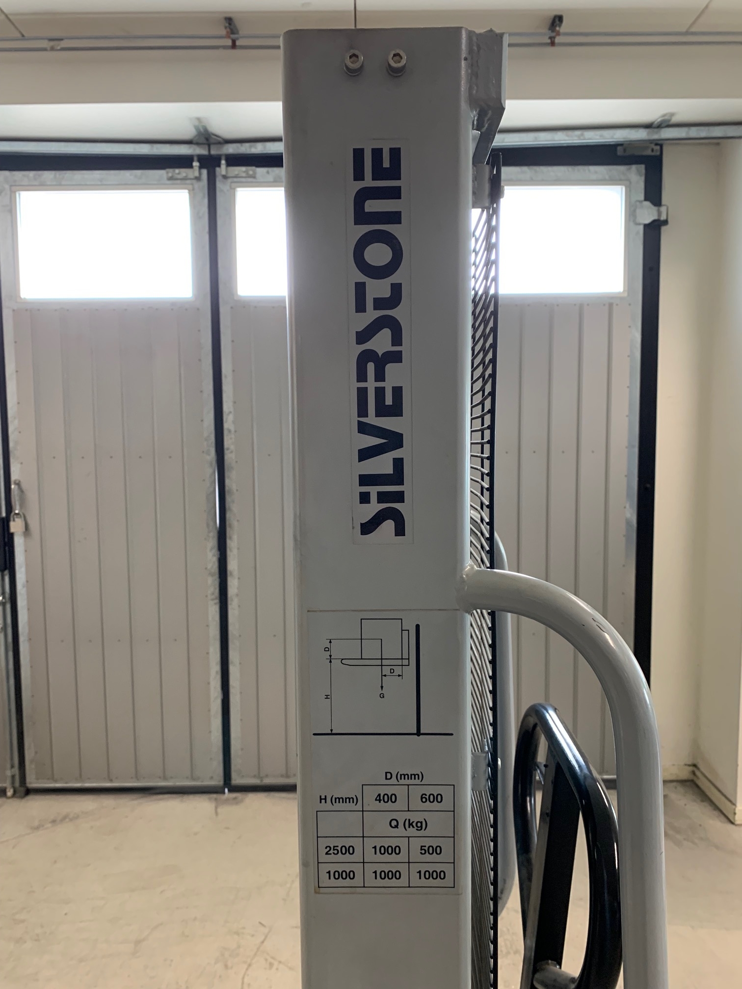 High-lift pallet stacker Silverstone 1000kg - PS Auction - We value the ...