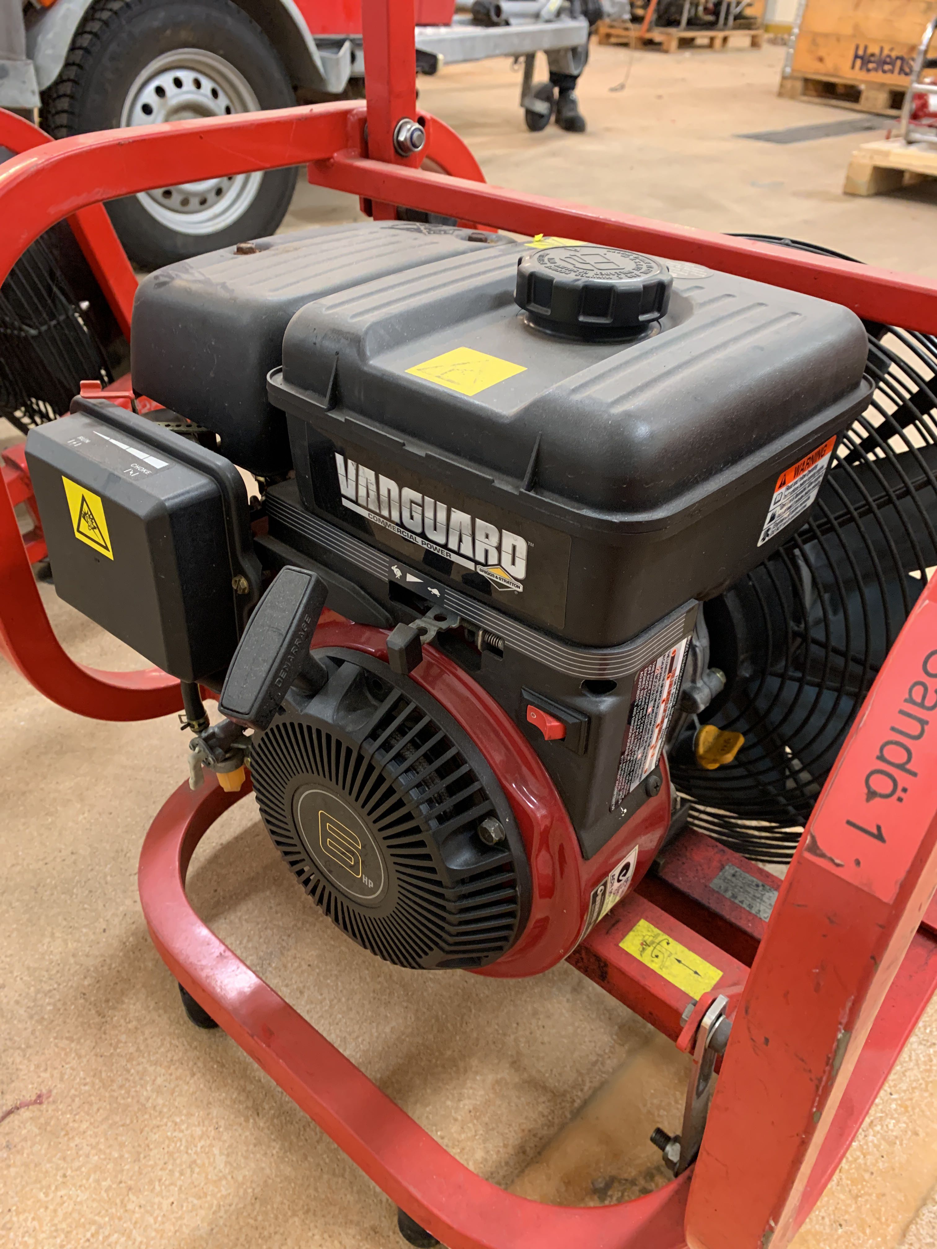 PPV fan Groupe-Leader with gasoline engine Briggs&Stratton 6hp - PS ...