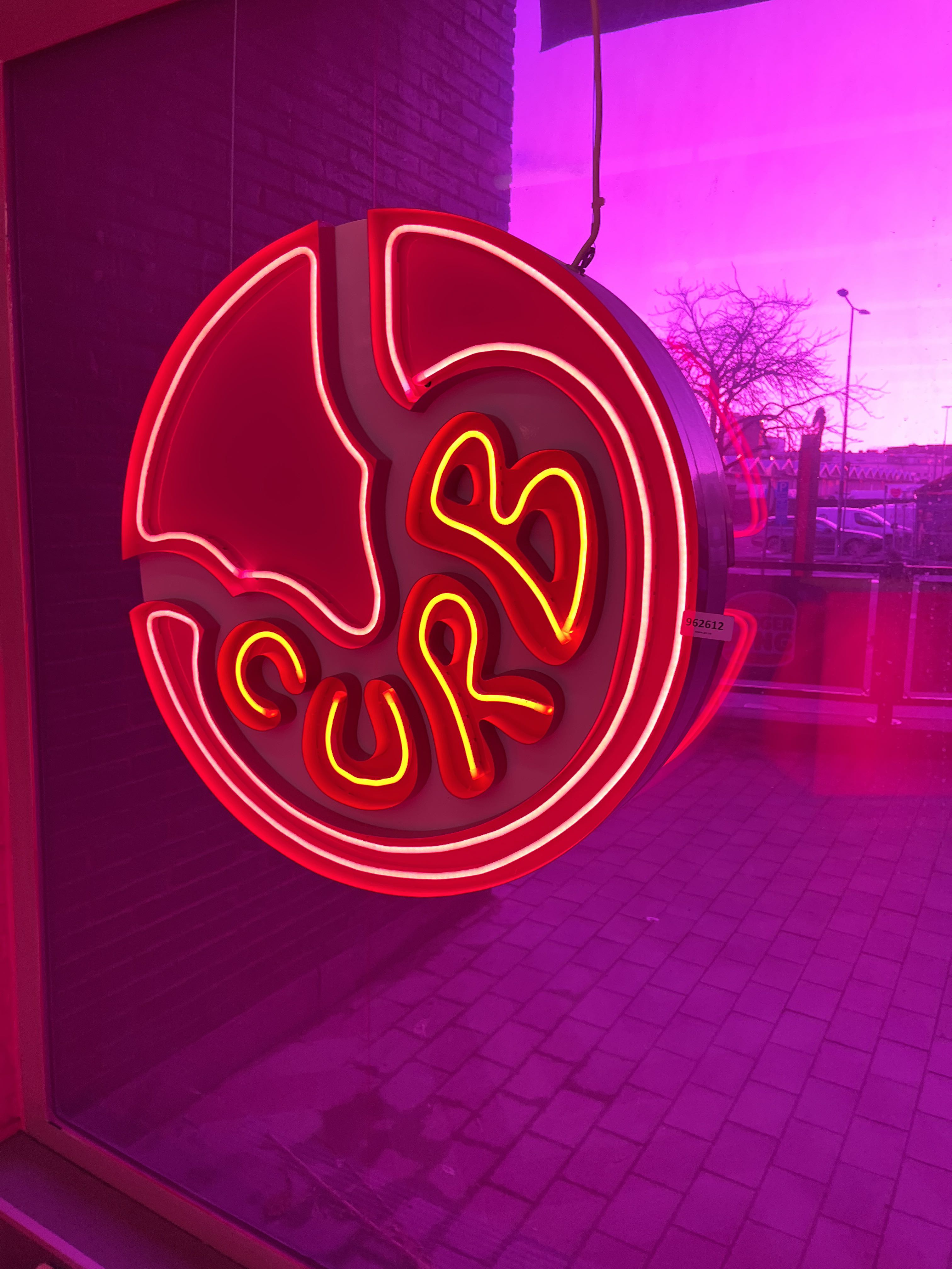 Neon sign "Curb" - PS Auction - We value the future - Largest in net ...