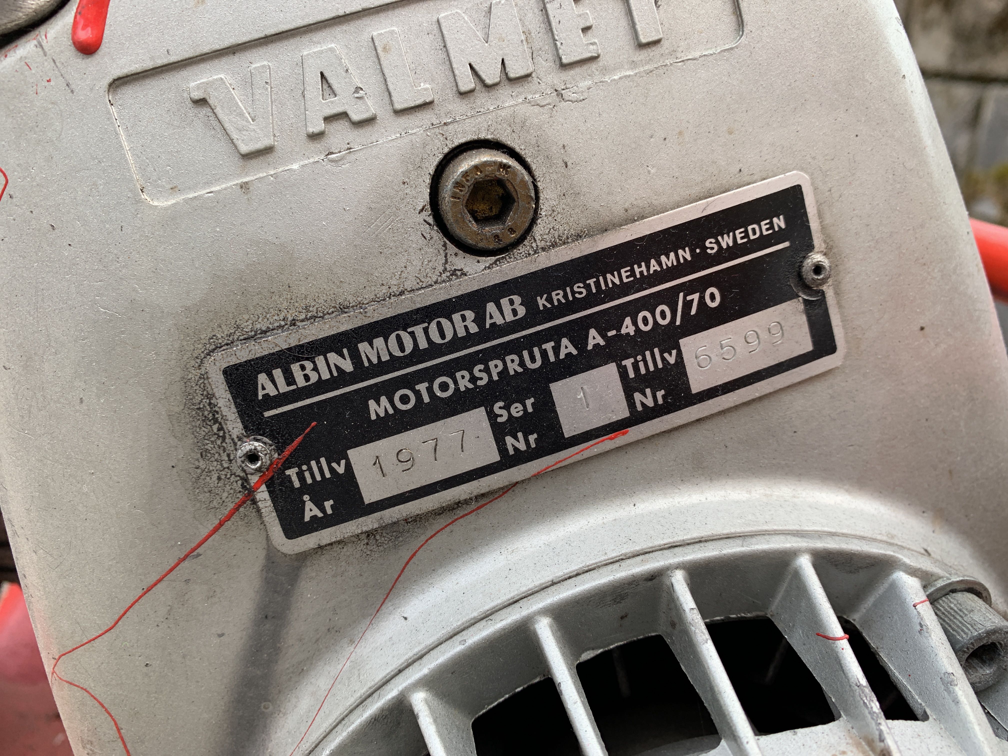Motor water pump fire pump Albin - PS Auction - We value the future ...
