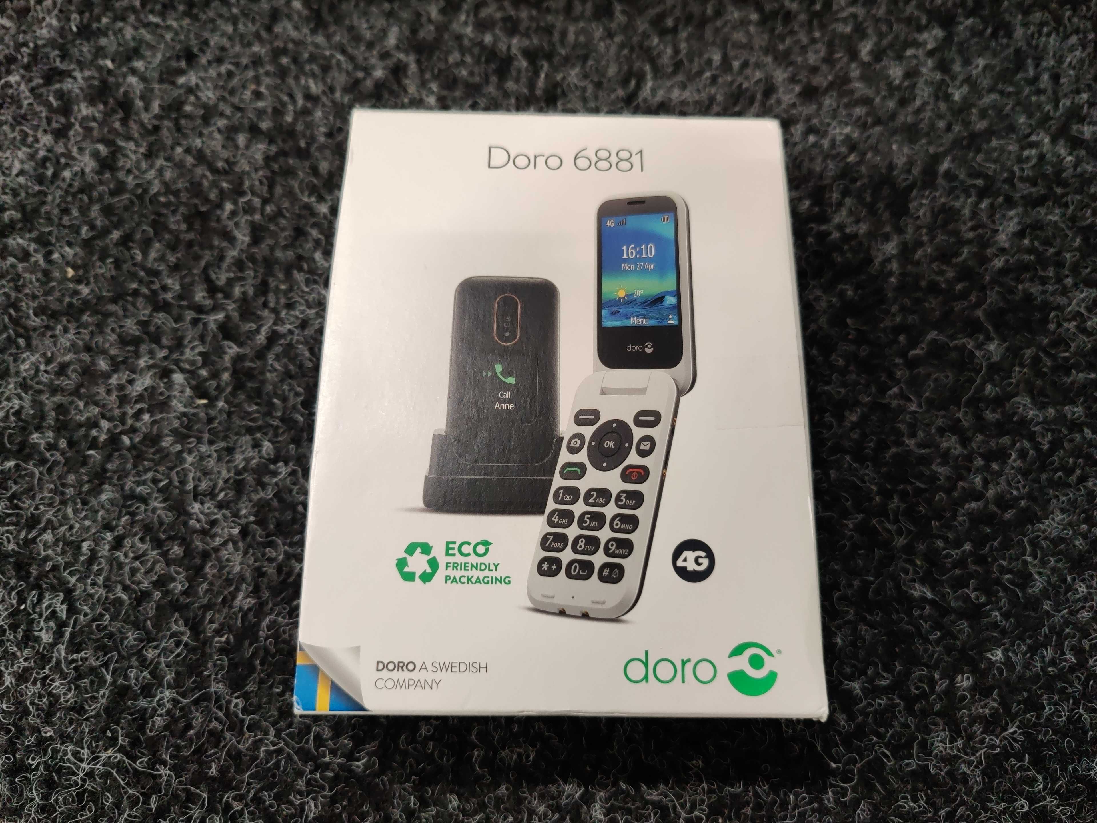 Mobiltelefon Doro 6881 Röd/Vit - Auktioner online - Nätauktioner ...