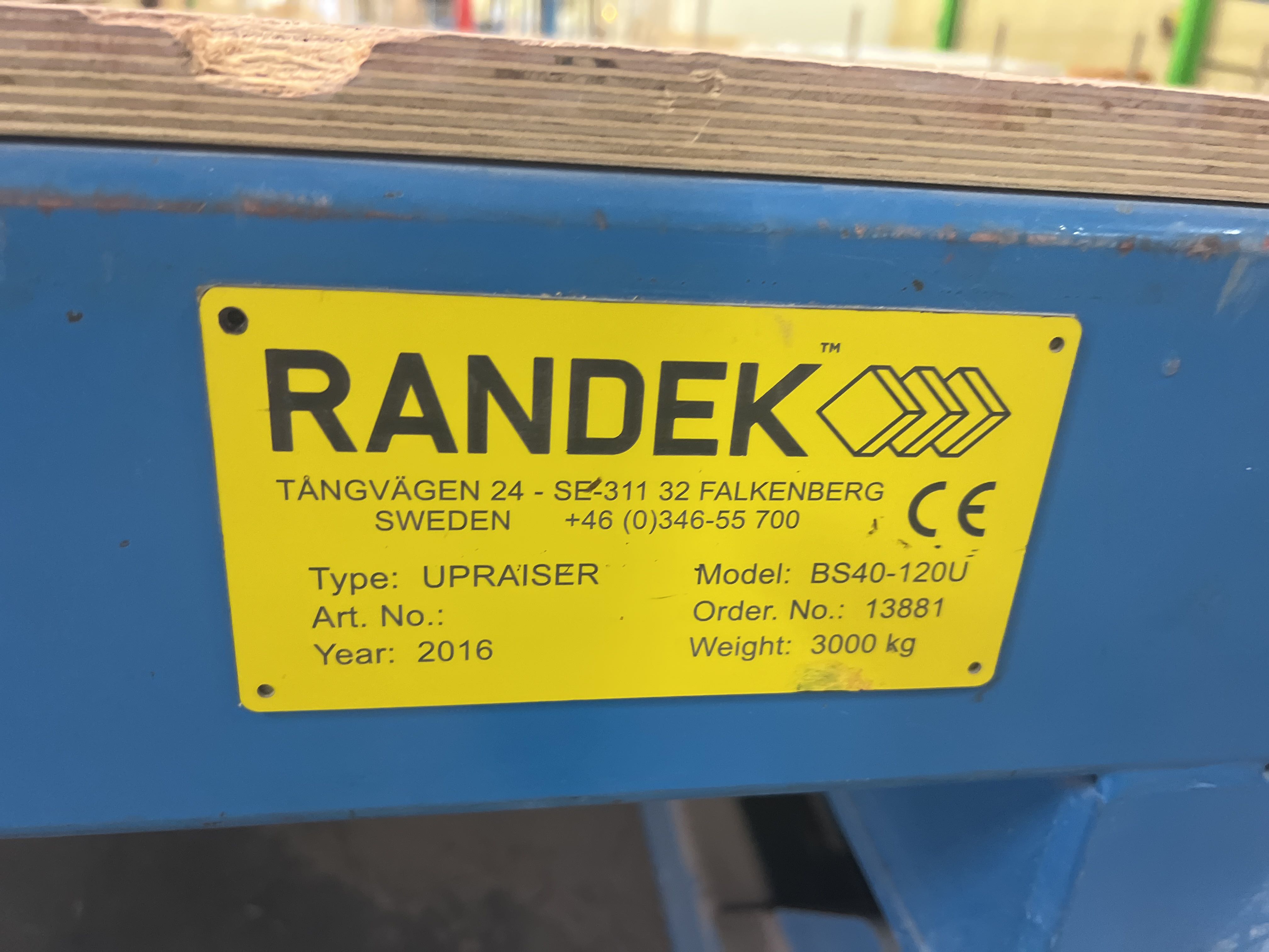 Tiltbord Randek Upraiser - Auktioner online - Nätauktioner ...