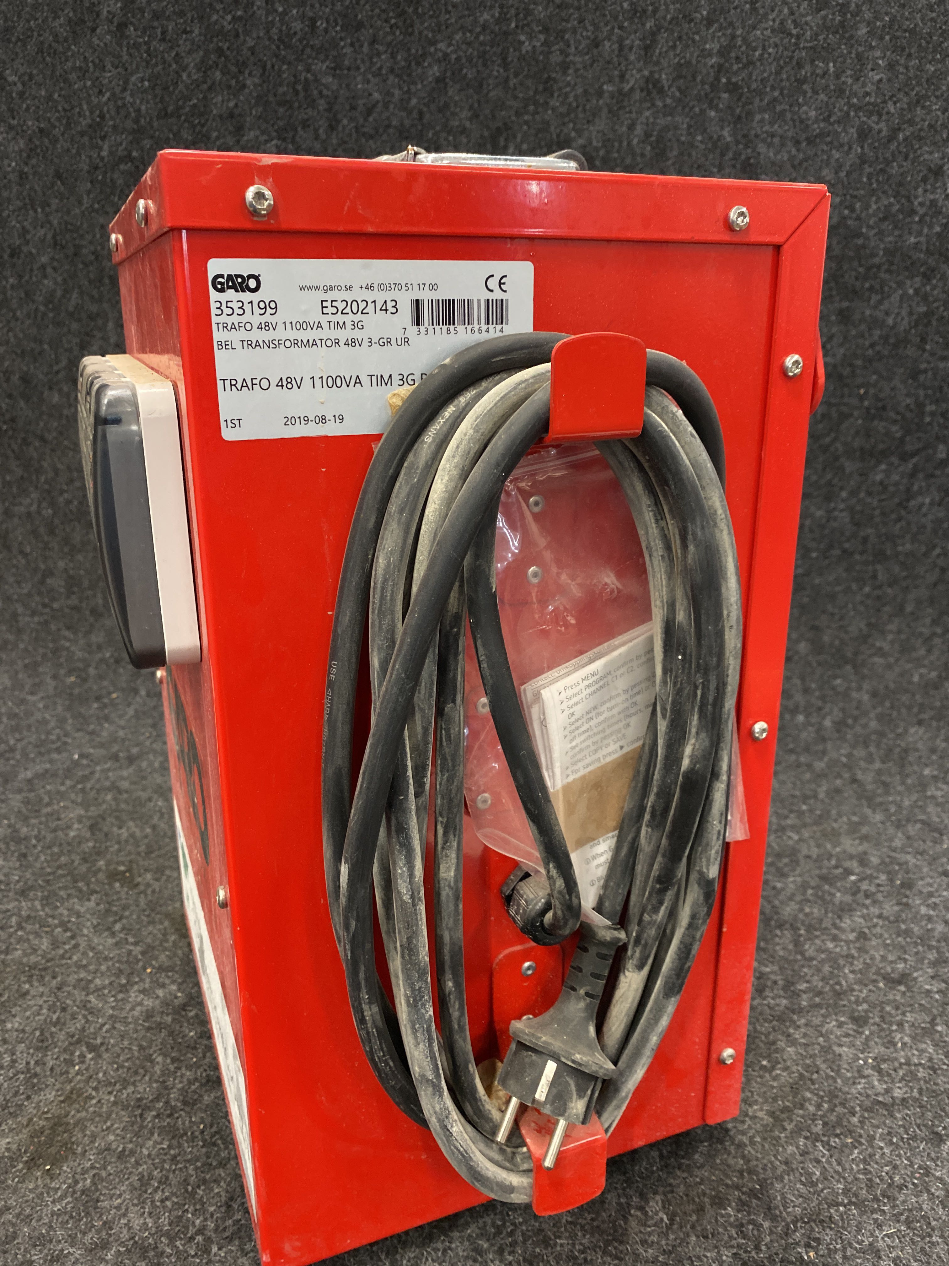 Lighting transformer Garo 48 V 3-GR - PS Auction - We value the future ...