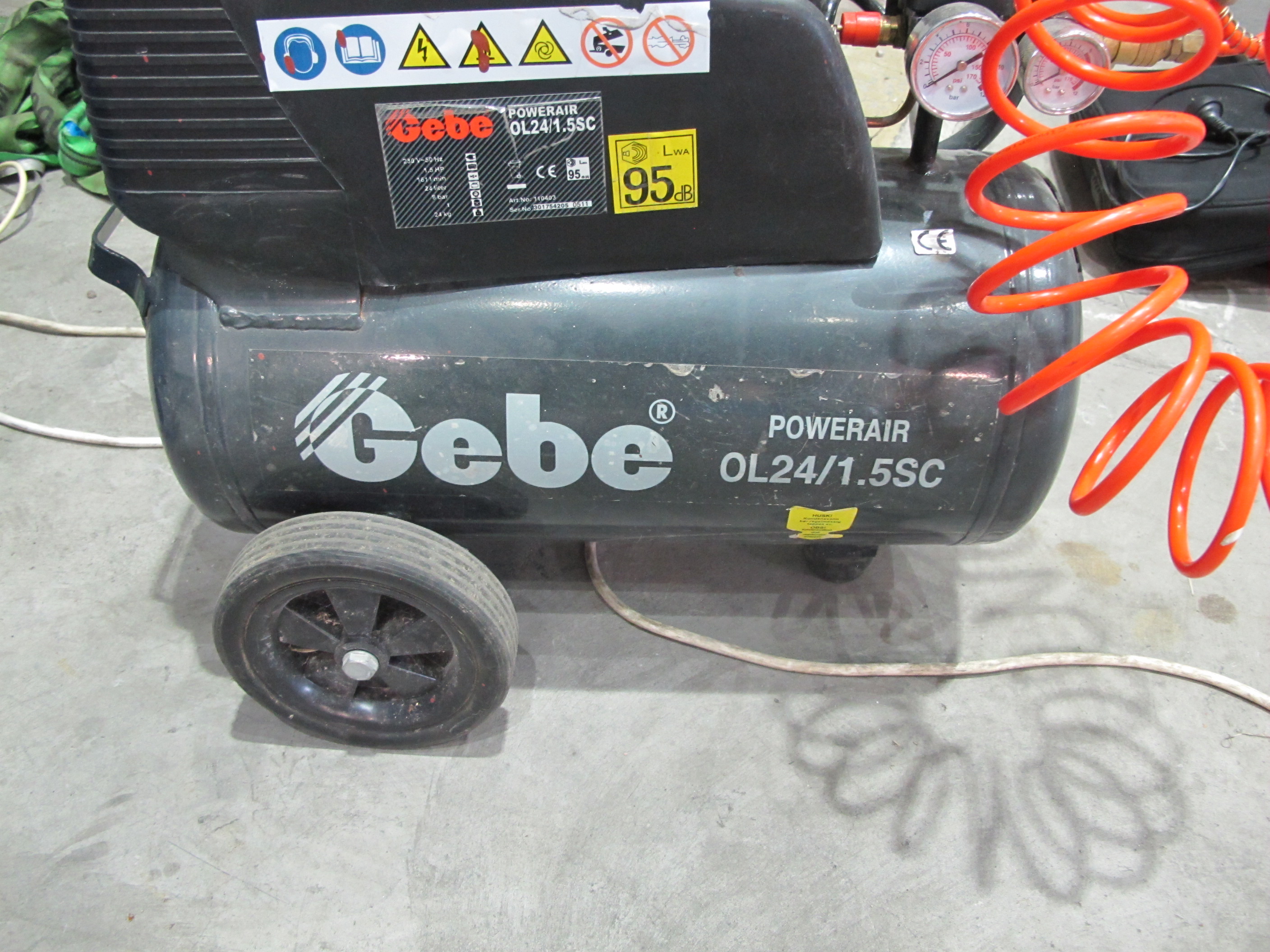 Kompressor Gebe Powerair - Auktioner online - Nätauktioner ...