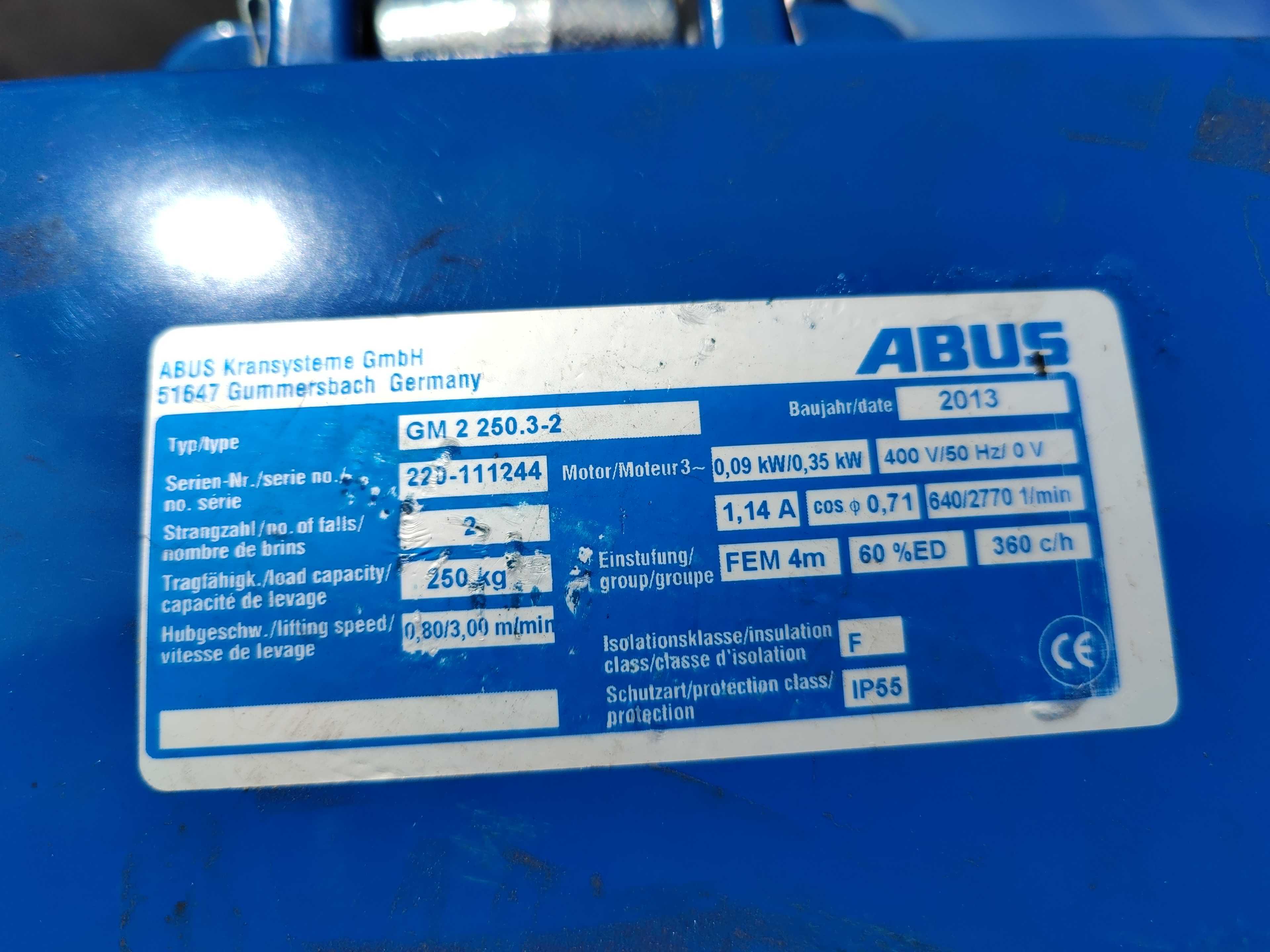 Traverssystem med telfer Abus - Auktioner online - Nätauktioner ...