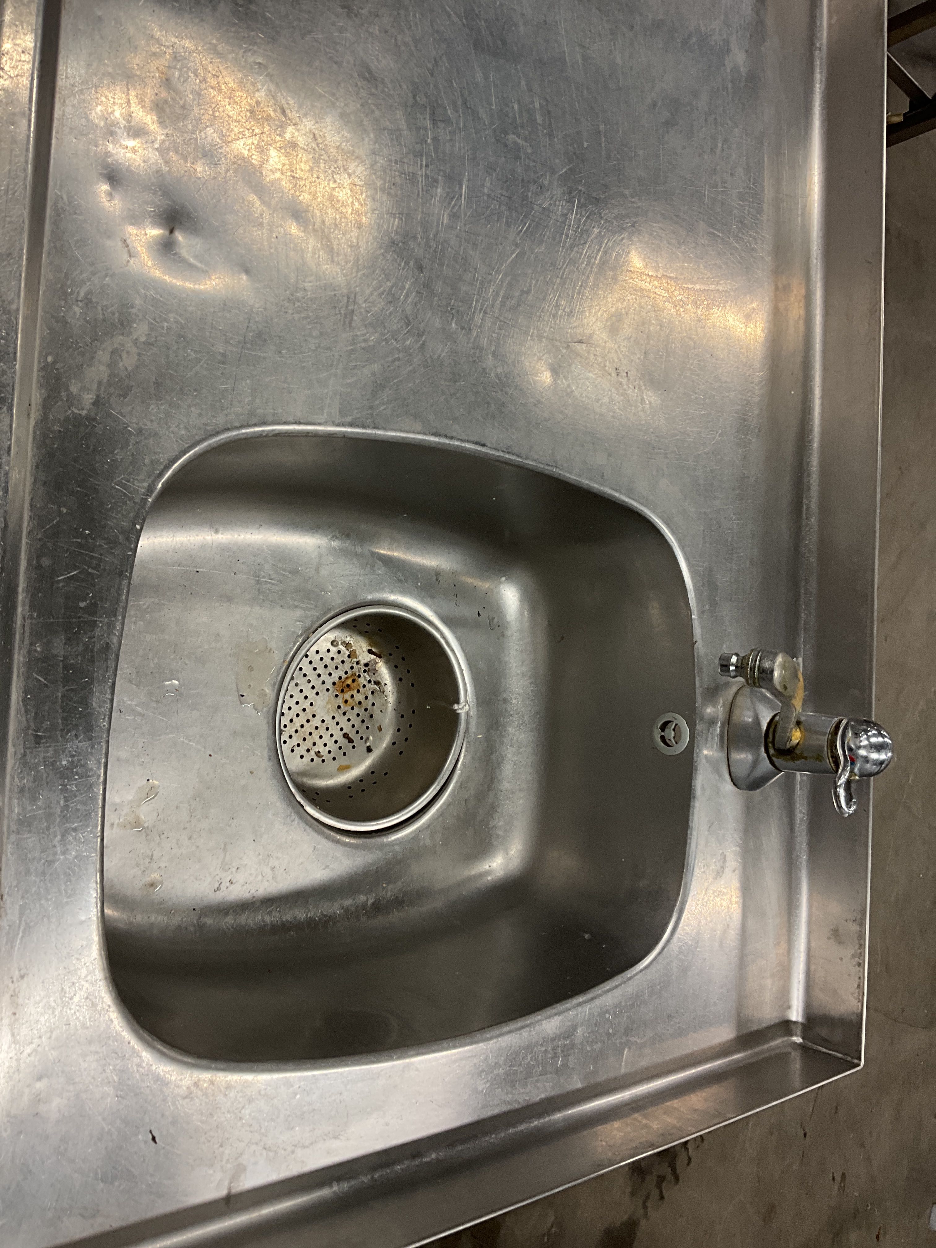 Larger Stainless bench with ho and drawers - PS Auction - We value the ...