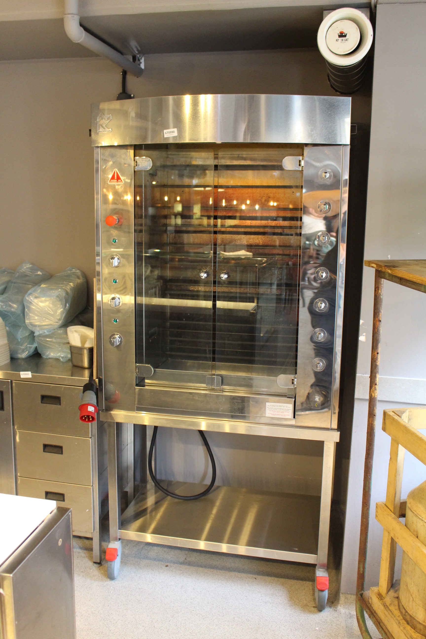 Rotisol Rotary series in stainless steel on wheels - PS Auction - We ...