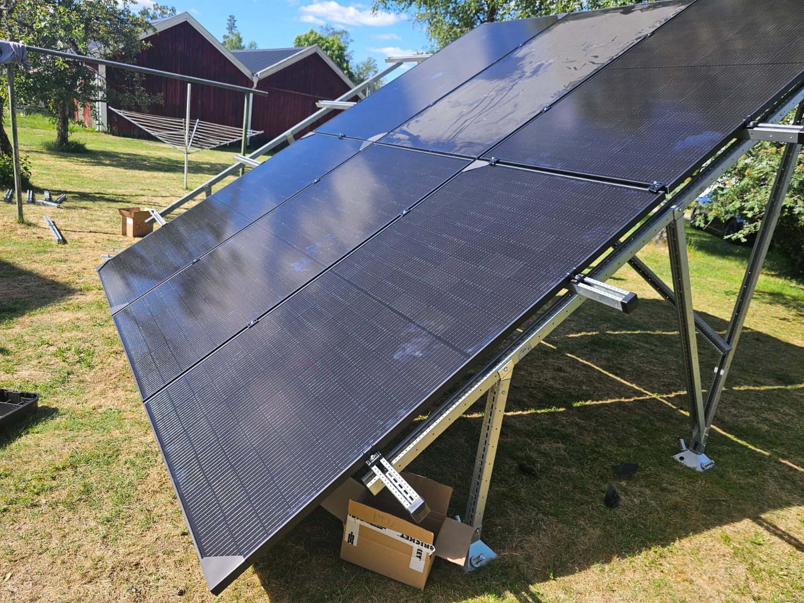 Komplett solcellspaket - Solaredge 7 kW, 16 st Fullblack 450W och ...