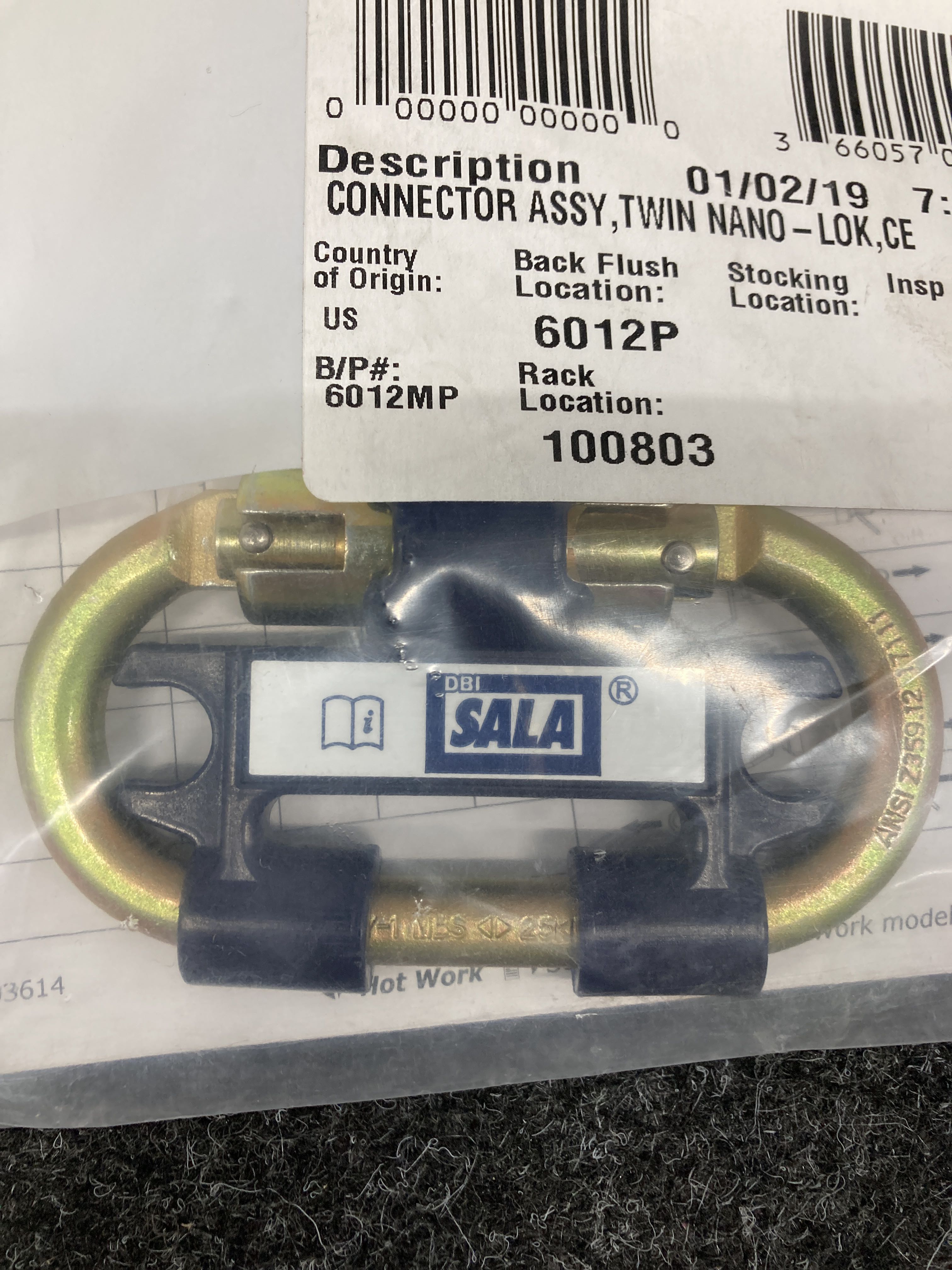 4 st 3M DBI-SALA Twin Nano-Lok 3100109 - Auktioner online ...