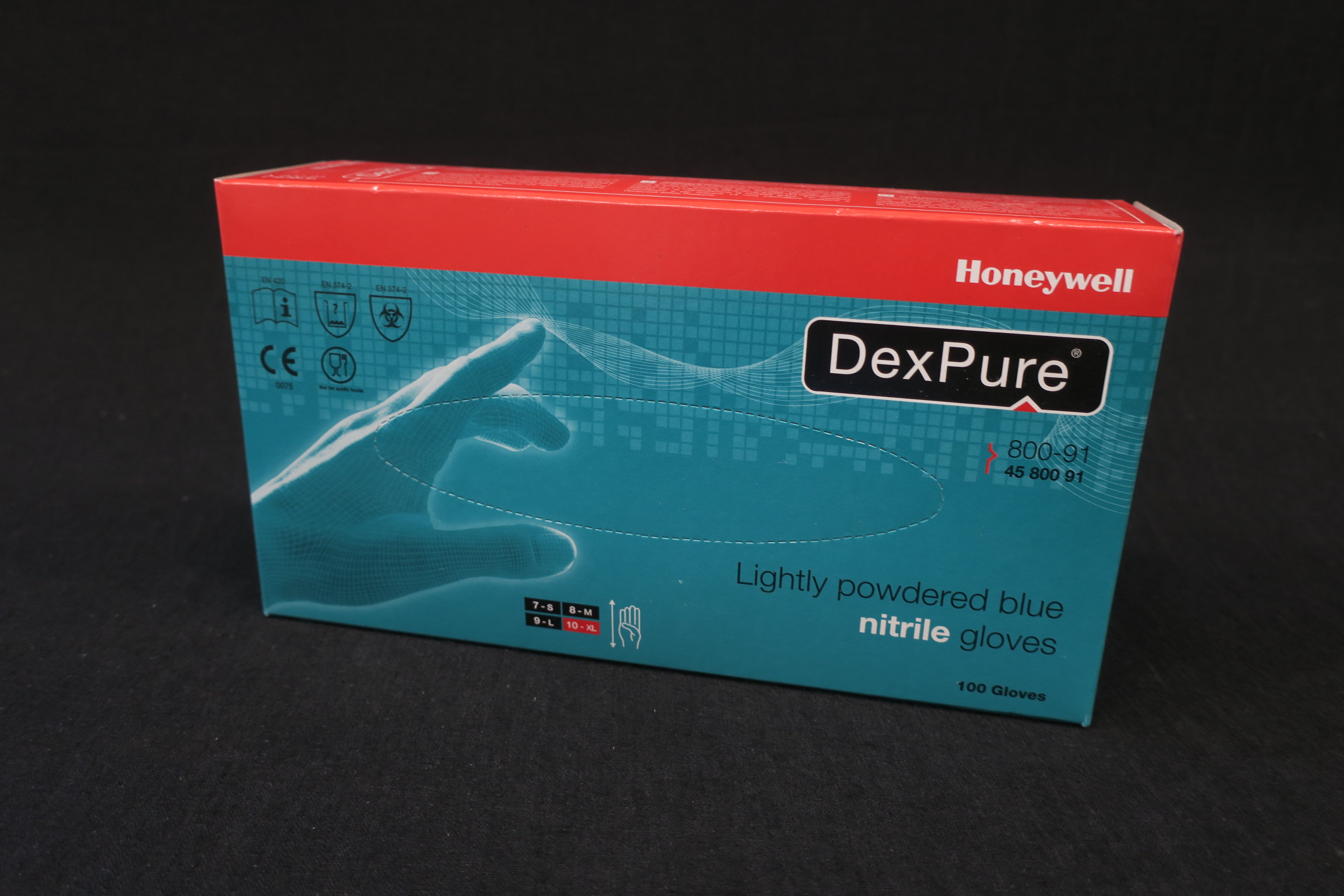 98 pcs 100-pack disposable gloves Honeywell DexPure strl S-XL - PS ...