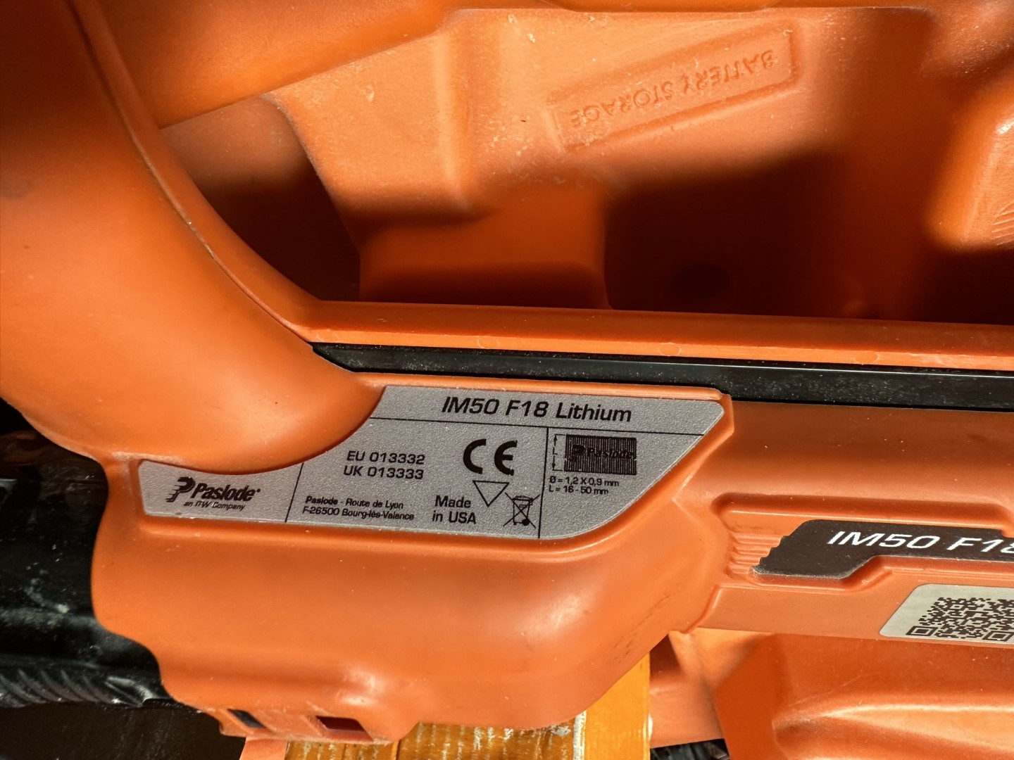 Dyckertpistol Paslode Impulse IM50 F18 gasdriven - Auktioner online ...