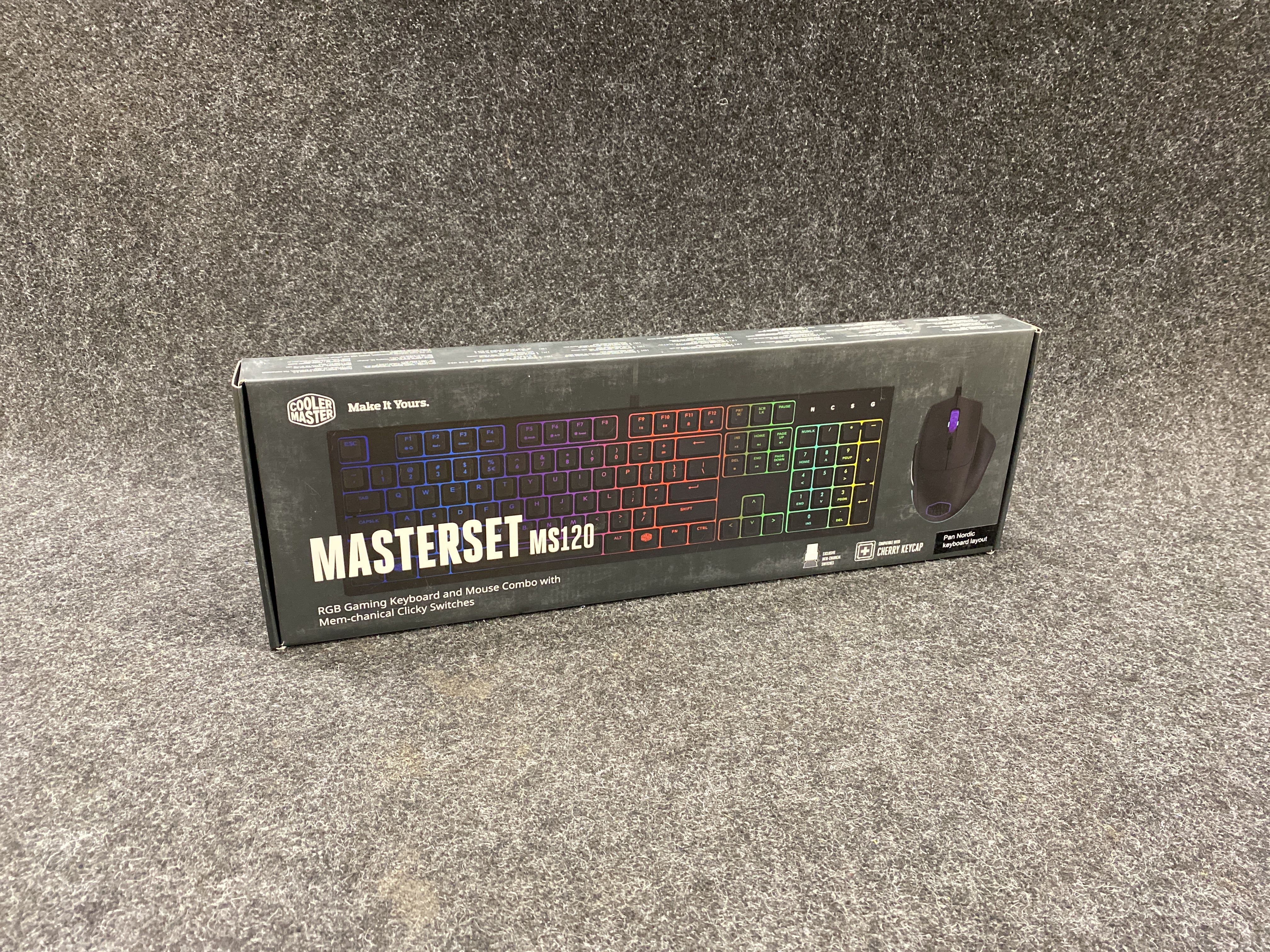 Gaming keyboard & mouse Cooler Master Masterset MS120 - PS Auction - We ...