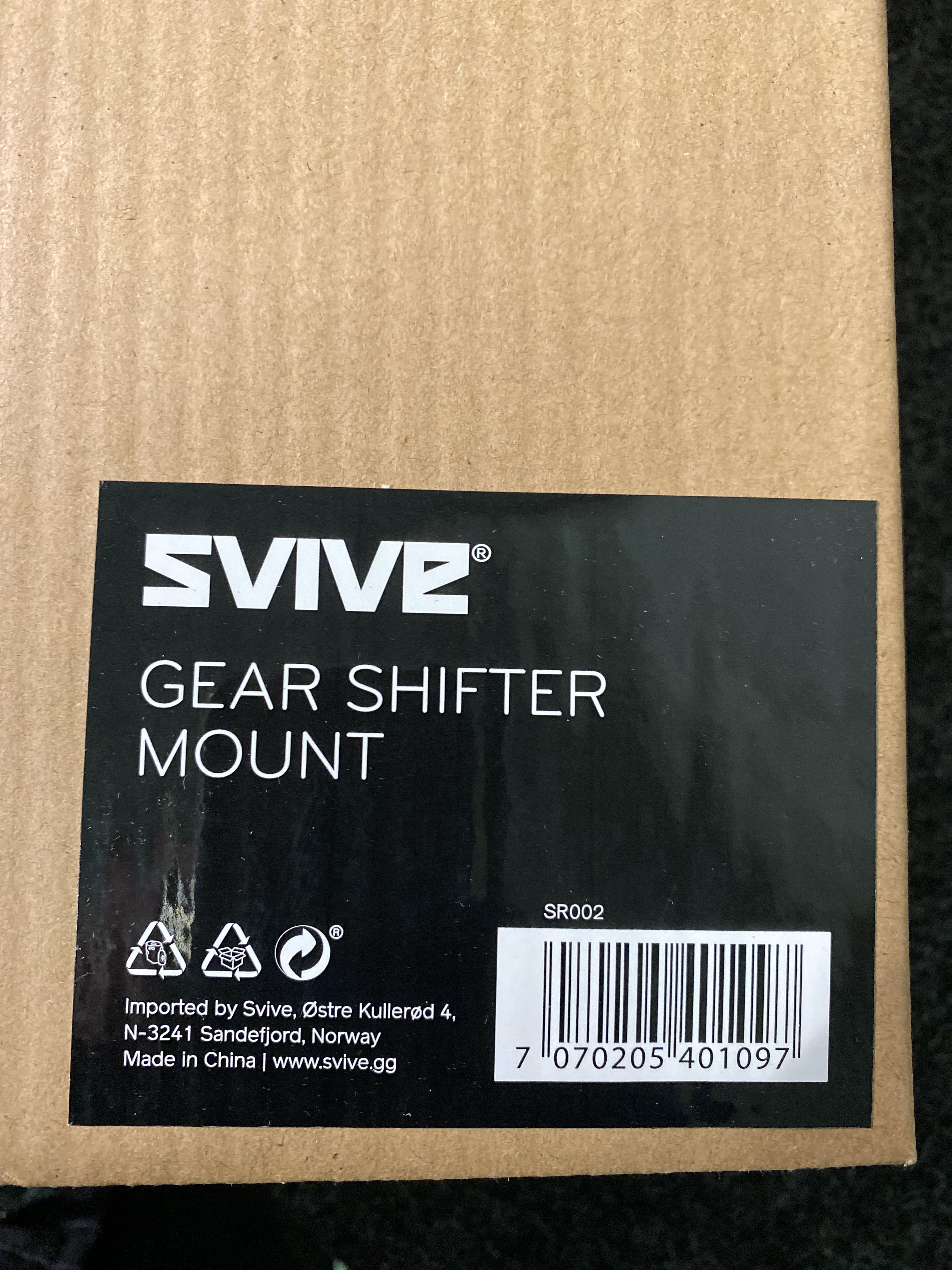 Assortment of Svive racing gear shifter mount, Svive footrest and Svive ...